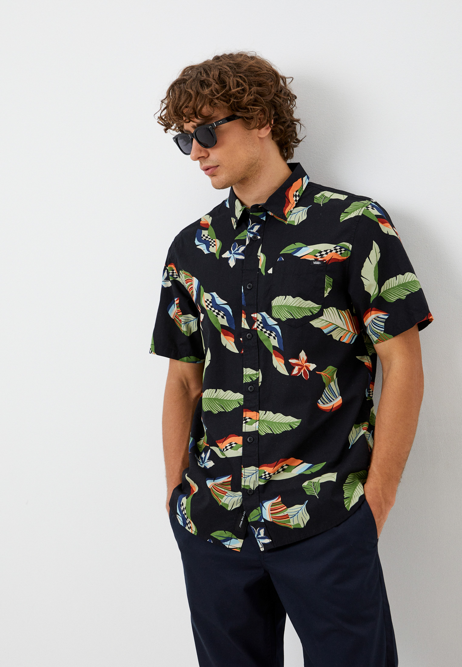 Рубашка Vans LUCID FLORAL SS WOVE, цвет: черный, RTLABI715601 — купить ...
