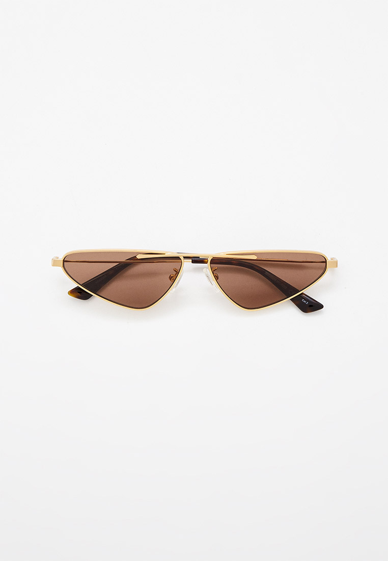 Очки солнцезащитные McQ Alexander McQueen MQ0226S 002, цвет: золотой ...