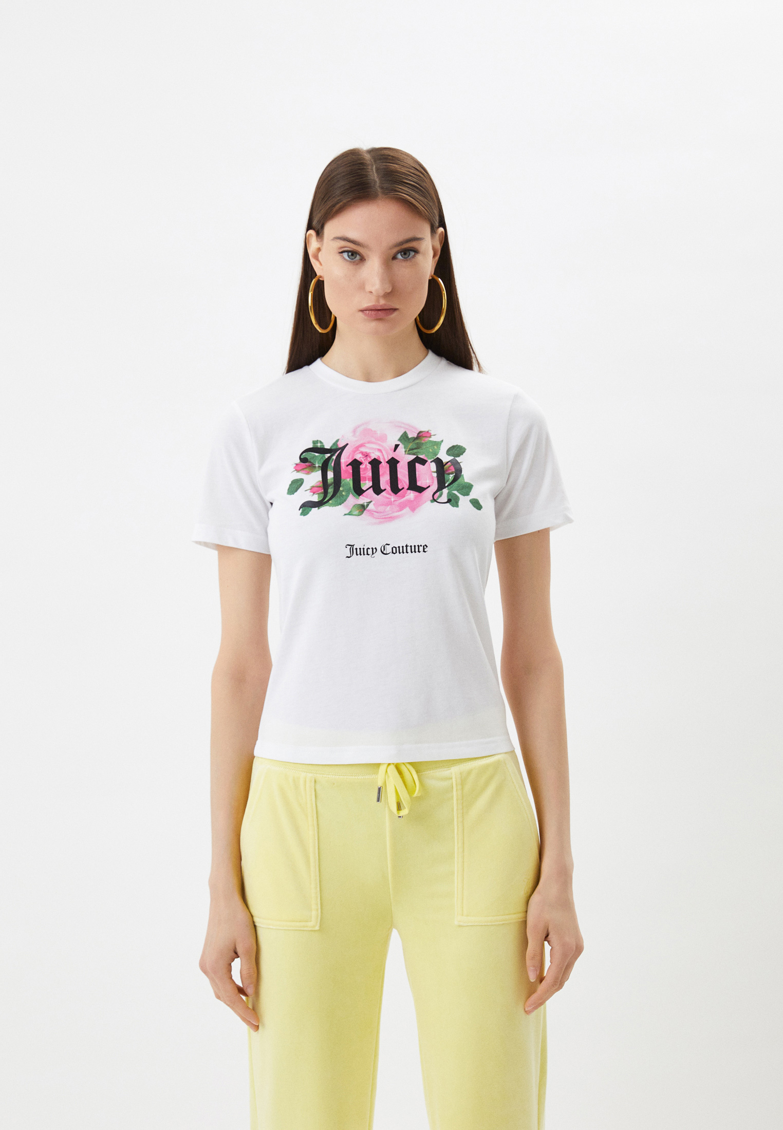 Футболка Juicy Couture, цвет: белый, RTLABJ194201 — купить в интернет ...