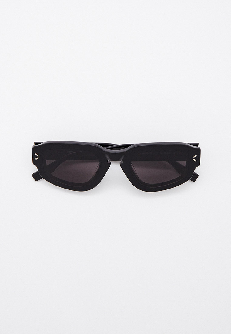 Очки солнцезащитные McQ Alexander McQueen MQ0342S 001, цвет: черный ...