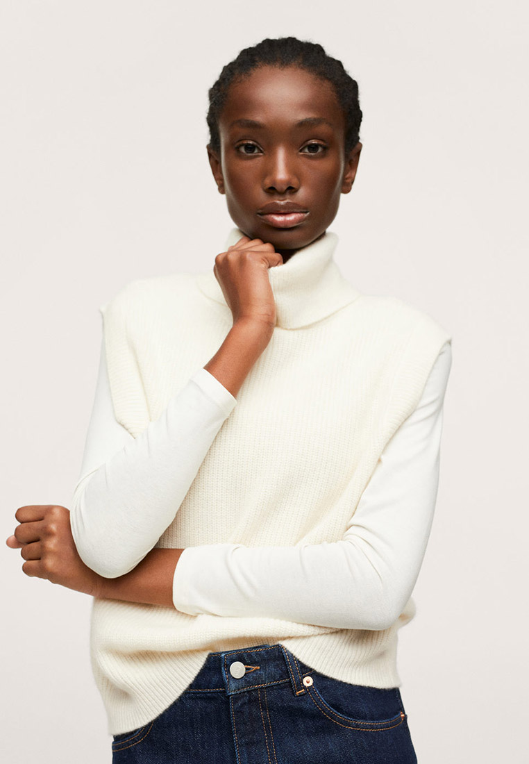 Водолазка Mango CHALET, цвет: белый, RTLABK378701 — купить в интернет ...