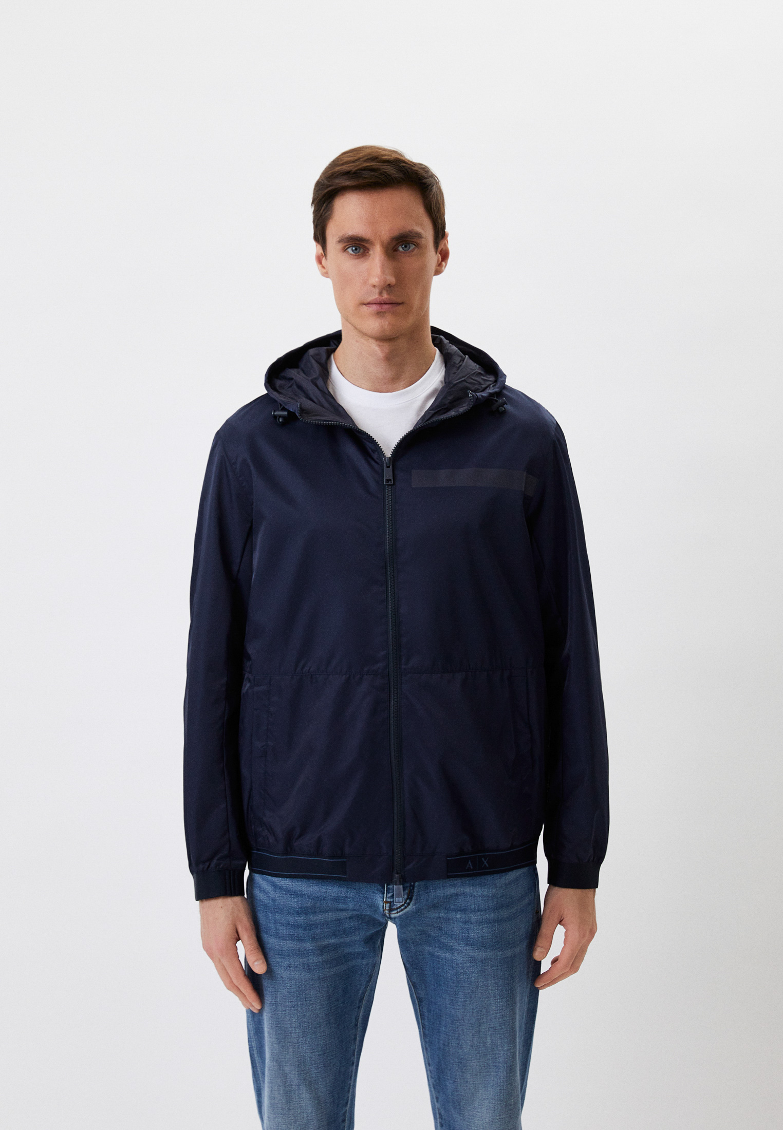 Куртка Armani Exchange, цвет: синий, RTLABK448301 — купить в интернет ...