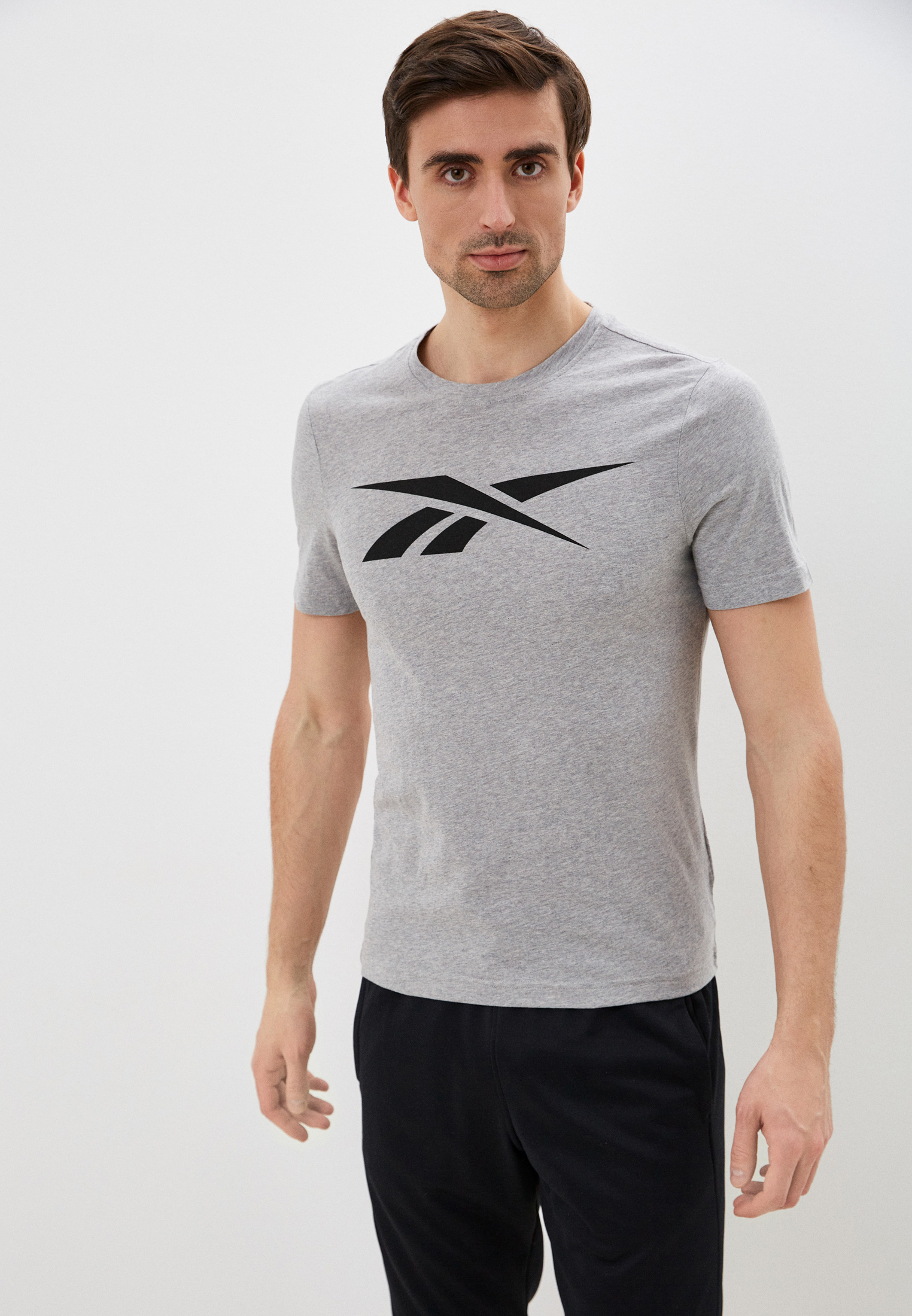 Футболка Reebok GS VECTOR TEE MGREYH, цвет: белый, RTLABK598501 ...