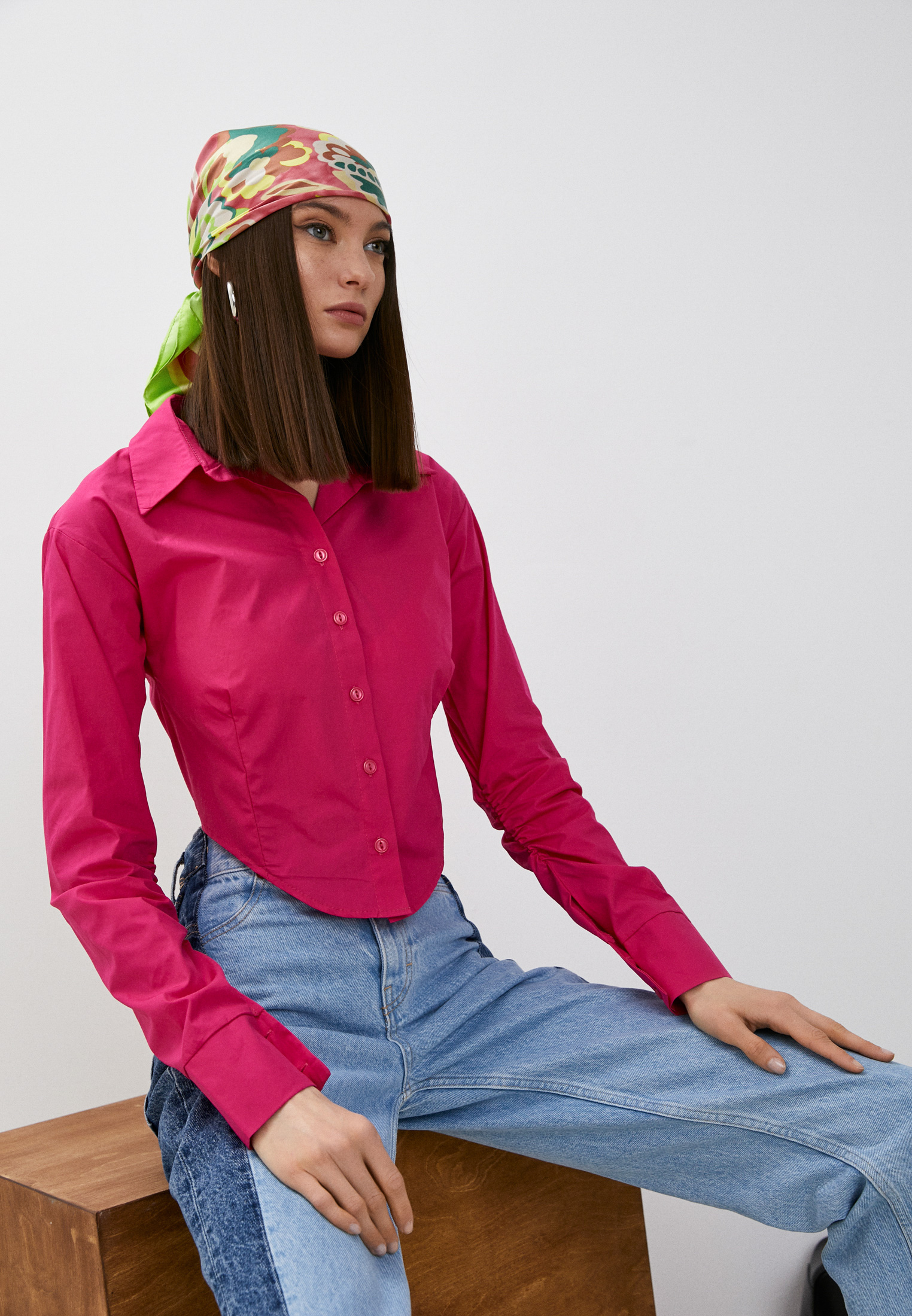 Блуза UnicoModa, цвет: фуксия, RTLABL643701 — купить в интернет ...