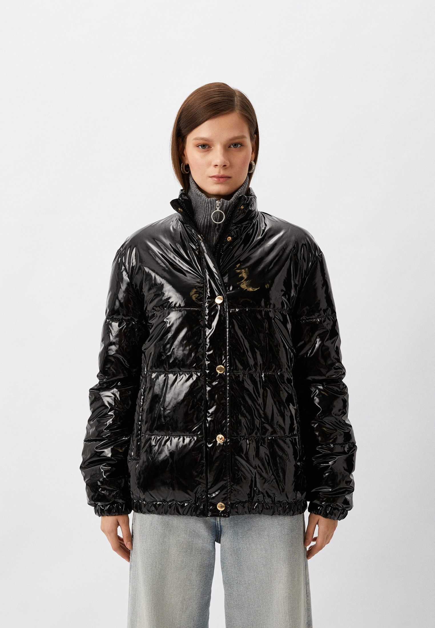 Куртка утепленная Love Moschino, цвет: черный, RTLABN874302 — купить в ...