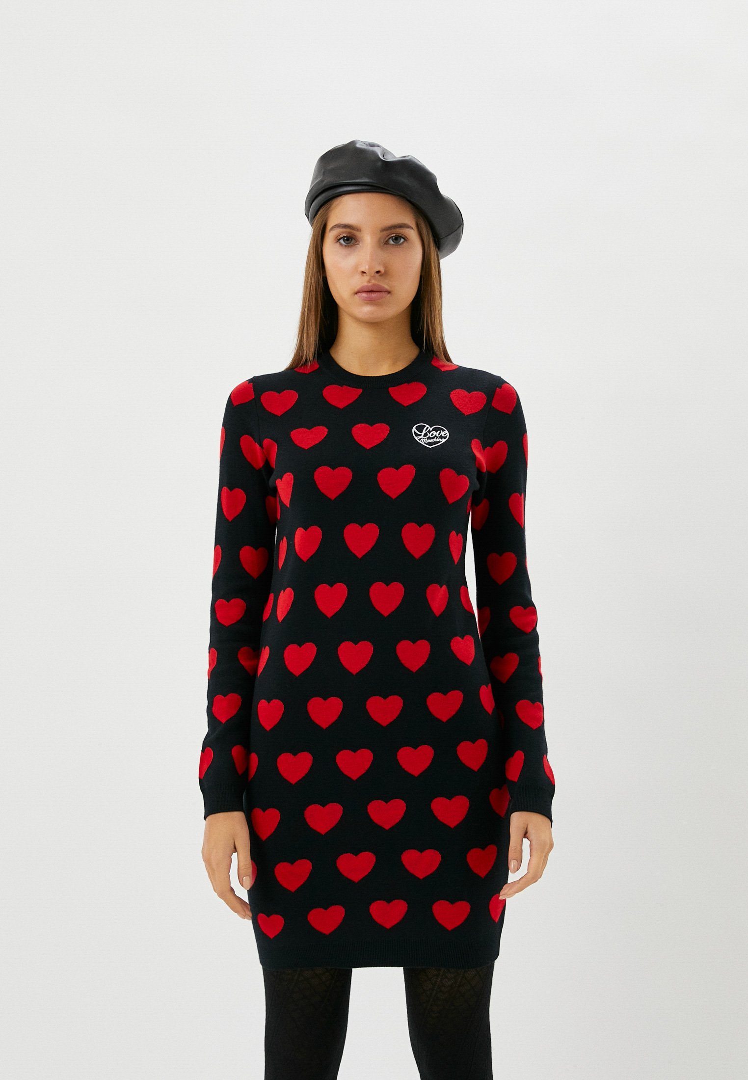 Платье Love Moschino, цвет: черный, RTLABN881802 — купить в интернет ...