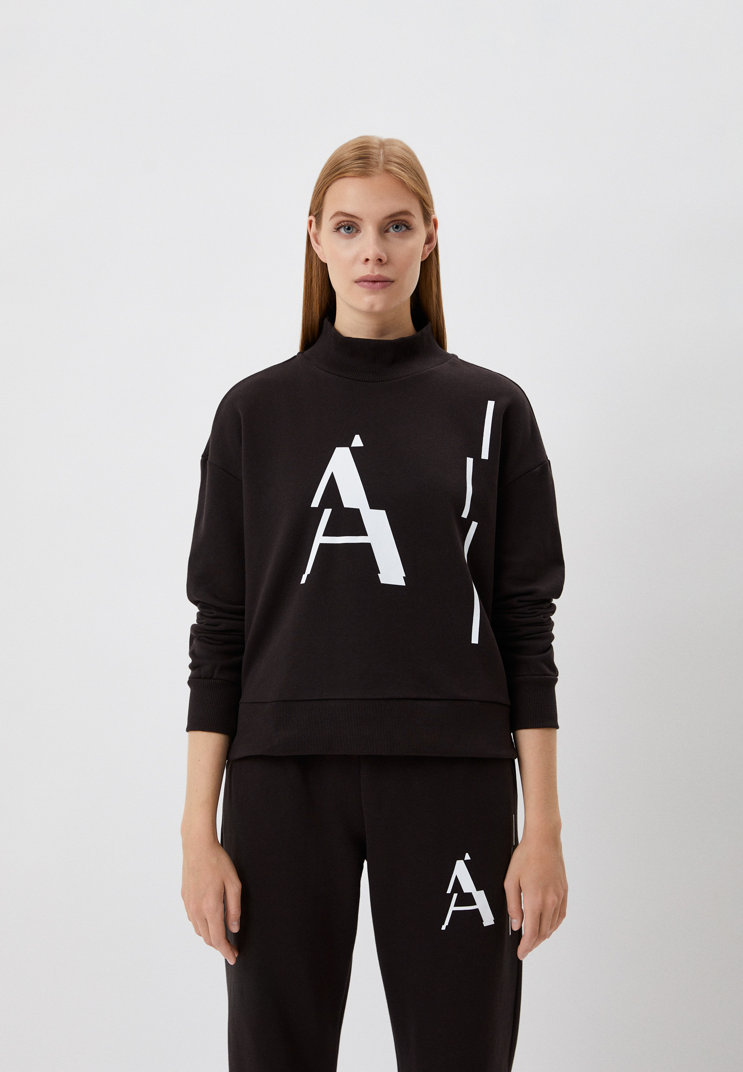 Свитшот Armani Exchange, цвет: черный, RTLABN966801 — купить в интернет ...