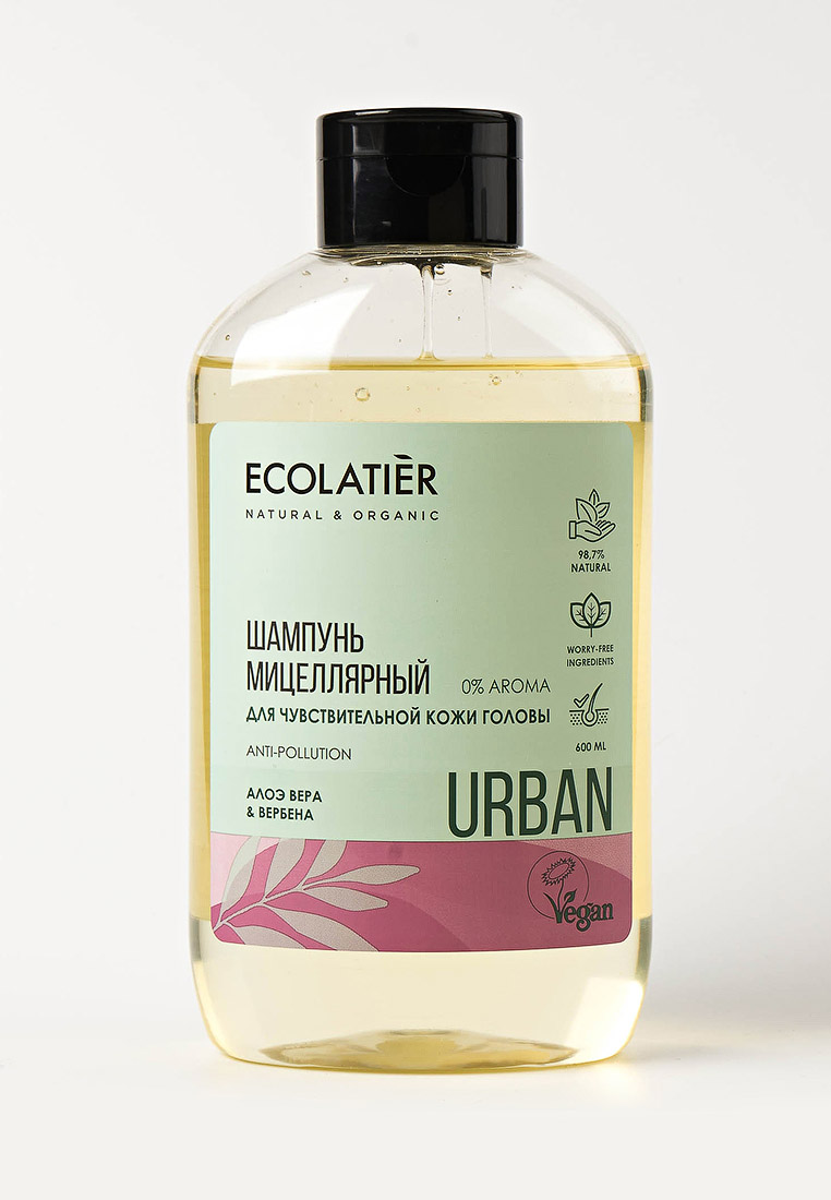 Шампунь Ecolatier мицеллярный, цвет: прозрачный, RTLABO085701 — купить ...