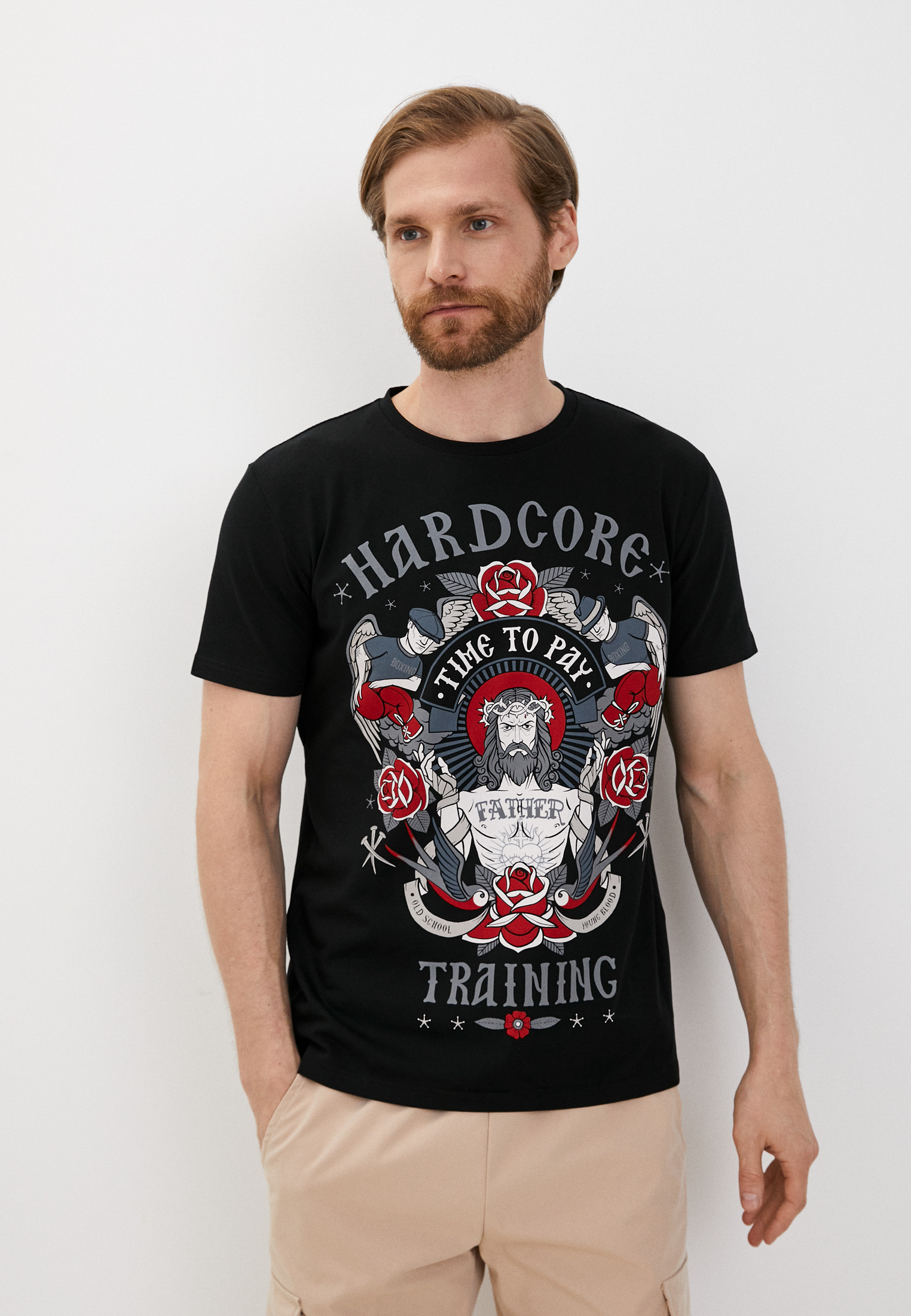 Футболка Hardcore Training Time To Pay T-Shirt, цвет: черный ...