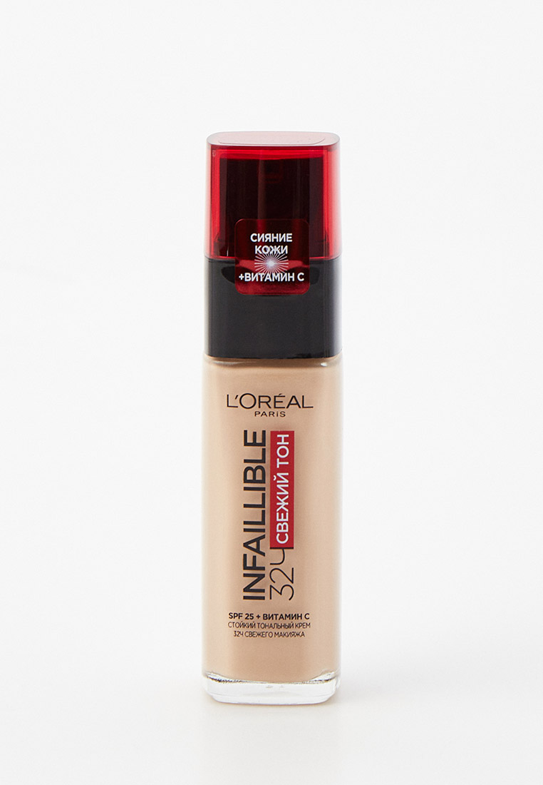 Тональный крем L'Oreal Paris с сатиновым финишем, цвет: бежевый ...