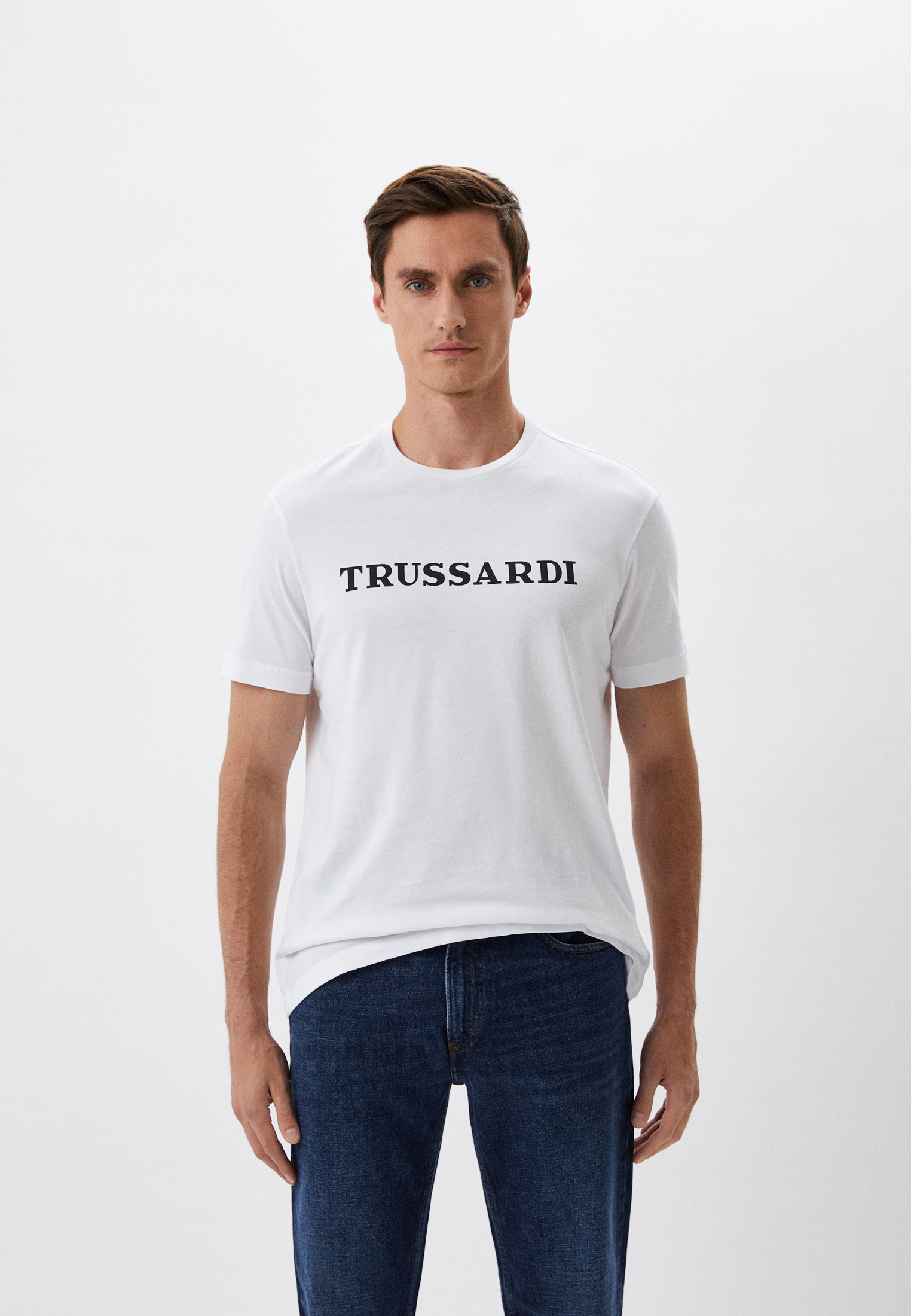 Футболка Trussardi, цвет: белый, RTLABO973101 — купить в интернет ...