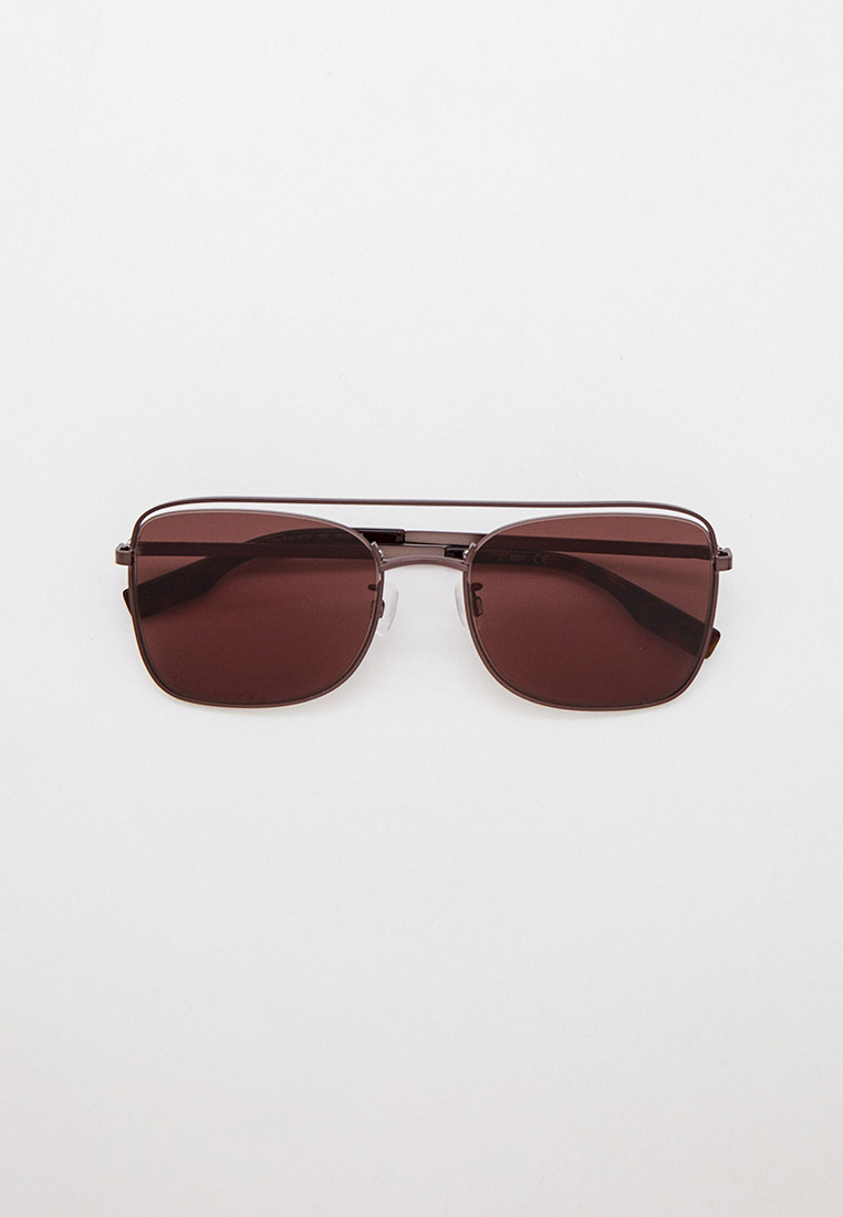Очки солнцезащитные McQ Alexander McQueen MQ0310S 002, цвет: коричневый ...