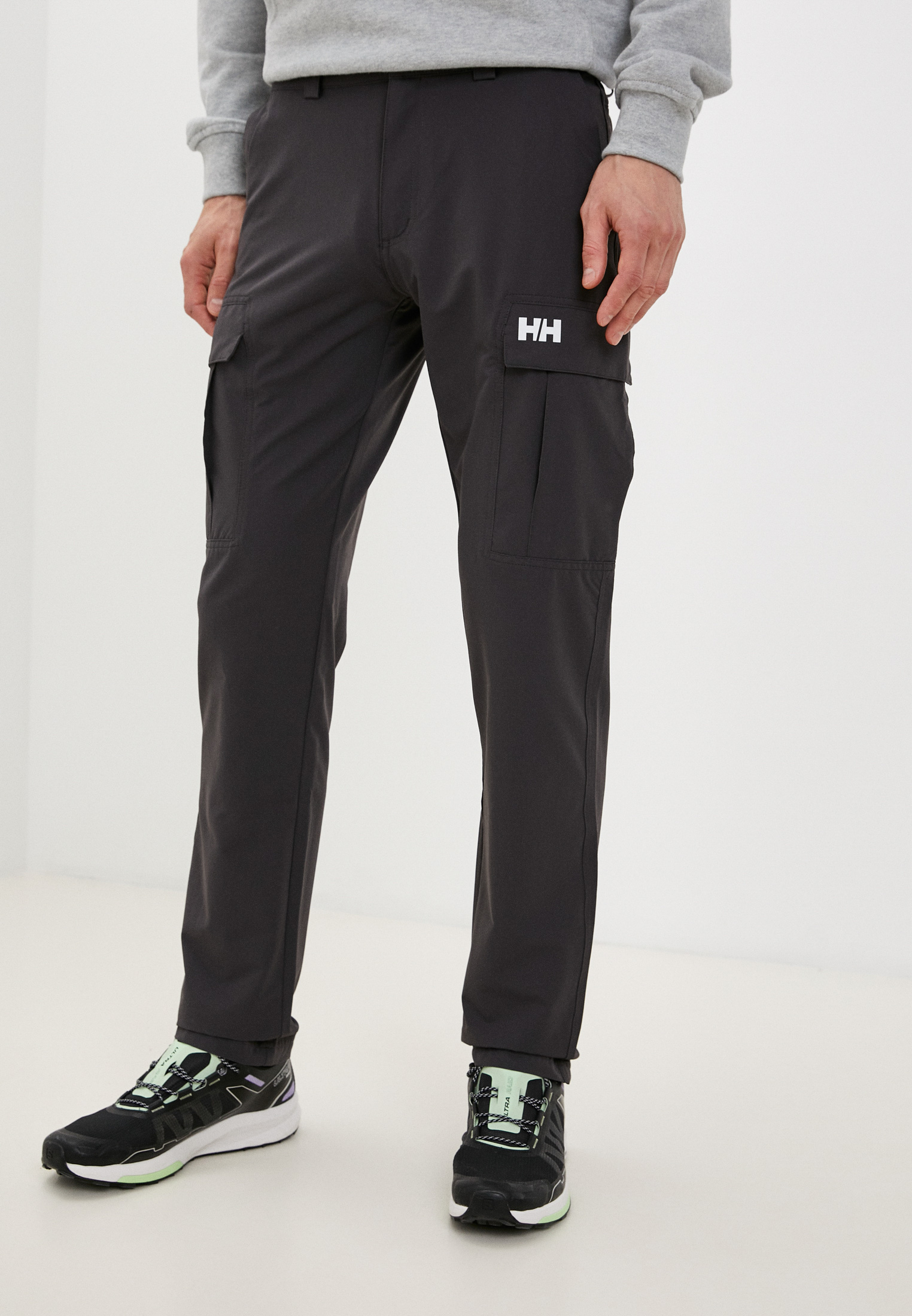 Брюки спортивные Helly Hansen HH QUICK-DRY CARGO PANTS, цвет: серый ...