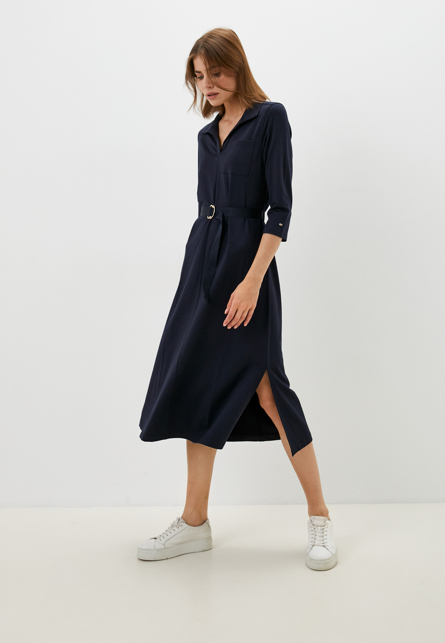 Платье Tommy Hilfiger, цвет: синий, RTLABP635101 — купить в интернет ...