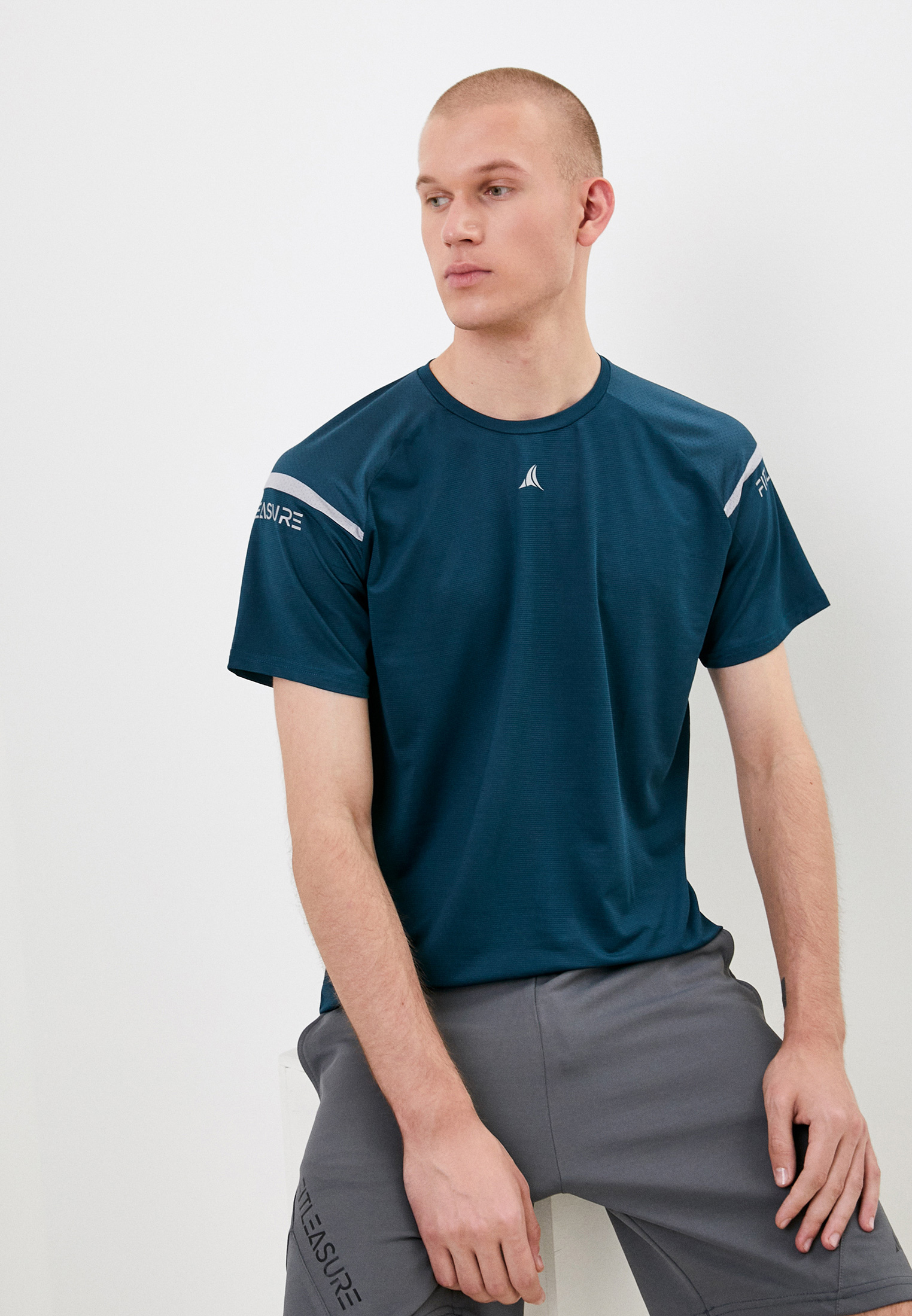 Футболка спортивная Fitleasure Tech Tee, цвет: бирюзовый, RTLABP665201 — купить в интернет ...