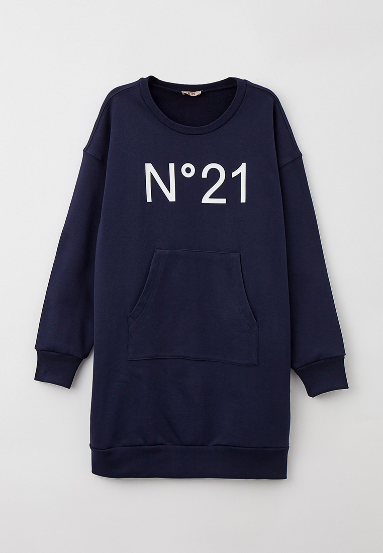 Платье N21, цвет: синий, RTLABQ481901 — купить в интернет-магазине Lamoda