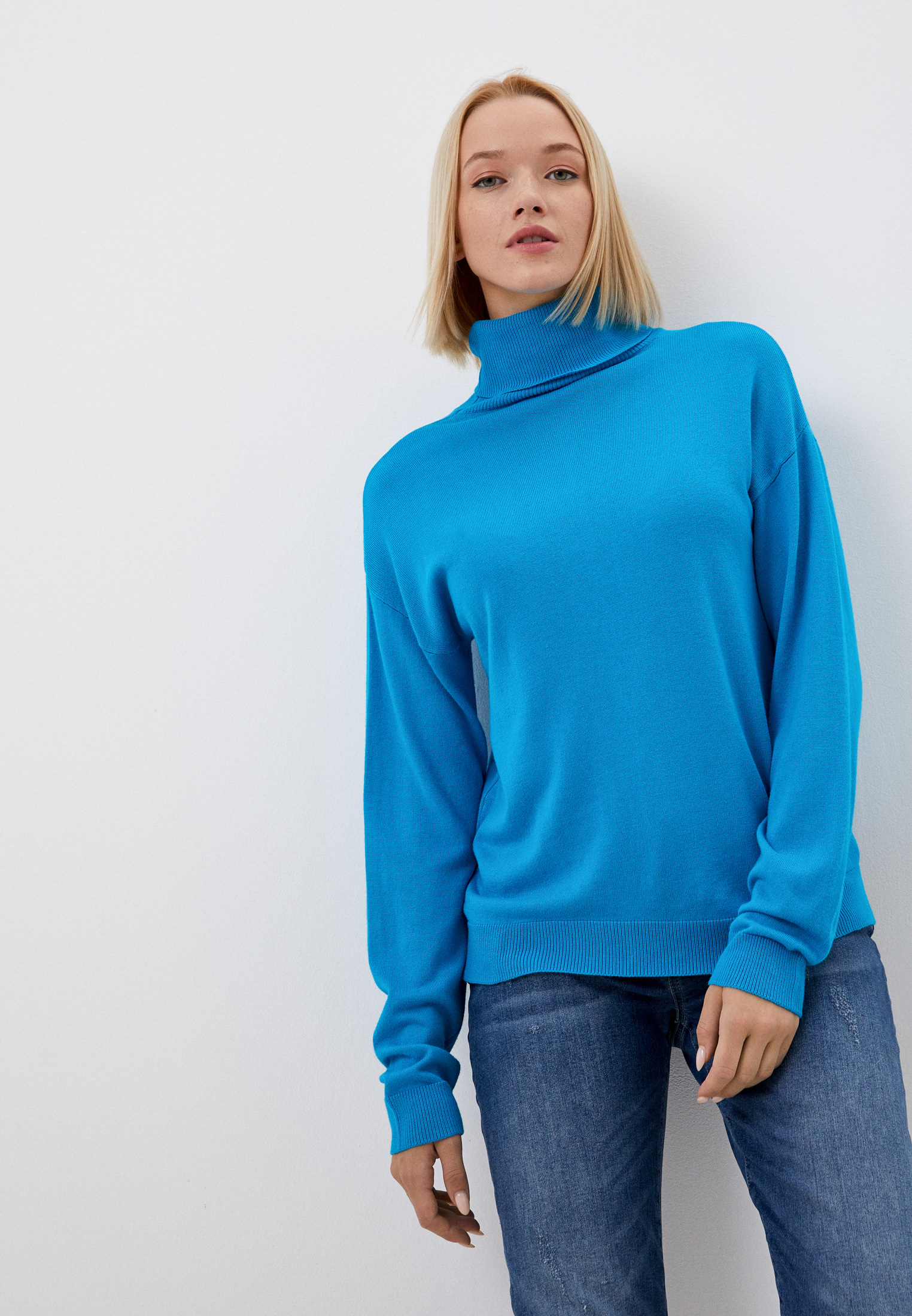 Водолазка United Colors of Benetton, цвет: голубой, RTLABR065901 ...