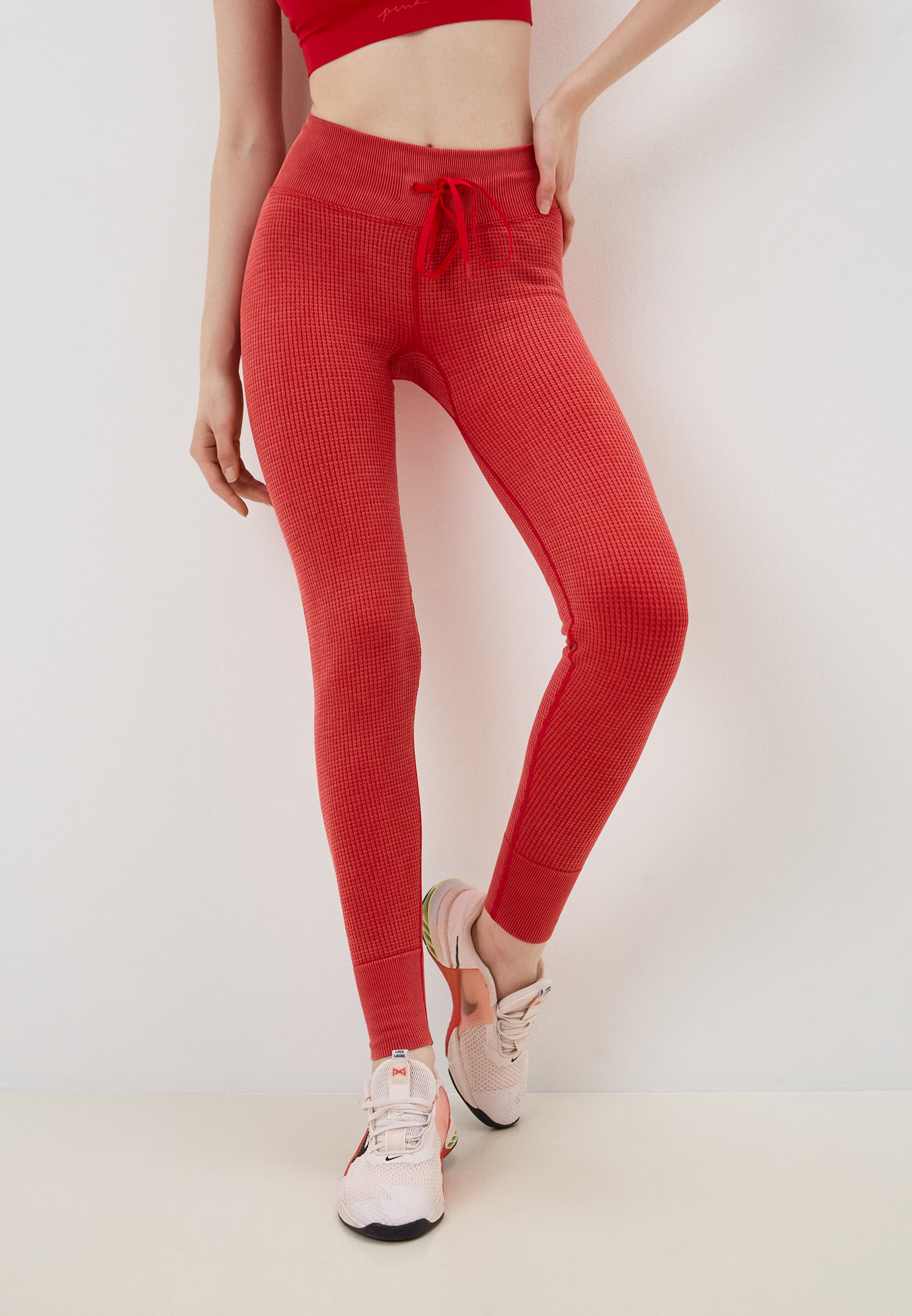 Леггинсы Victoria's Secret Pink, цвет: красный, RTLABU087101 — купить в ...