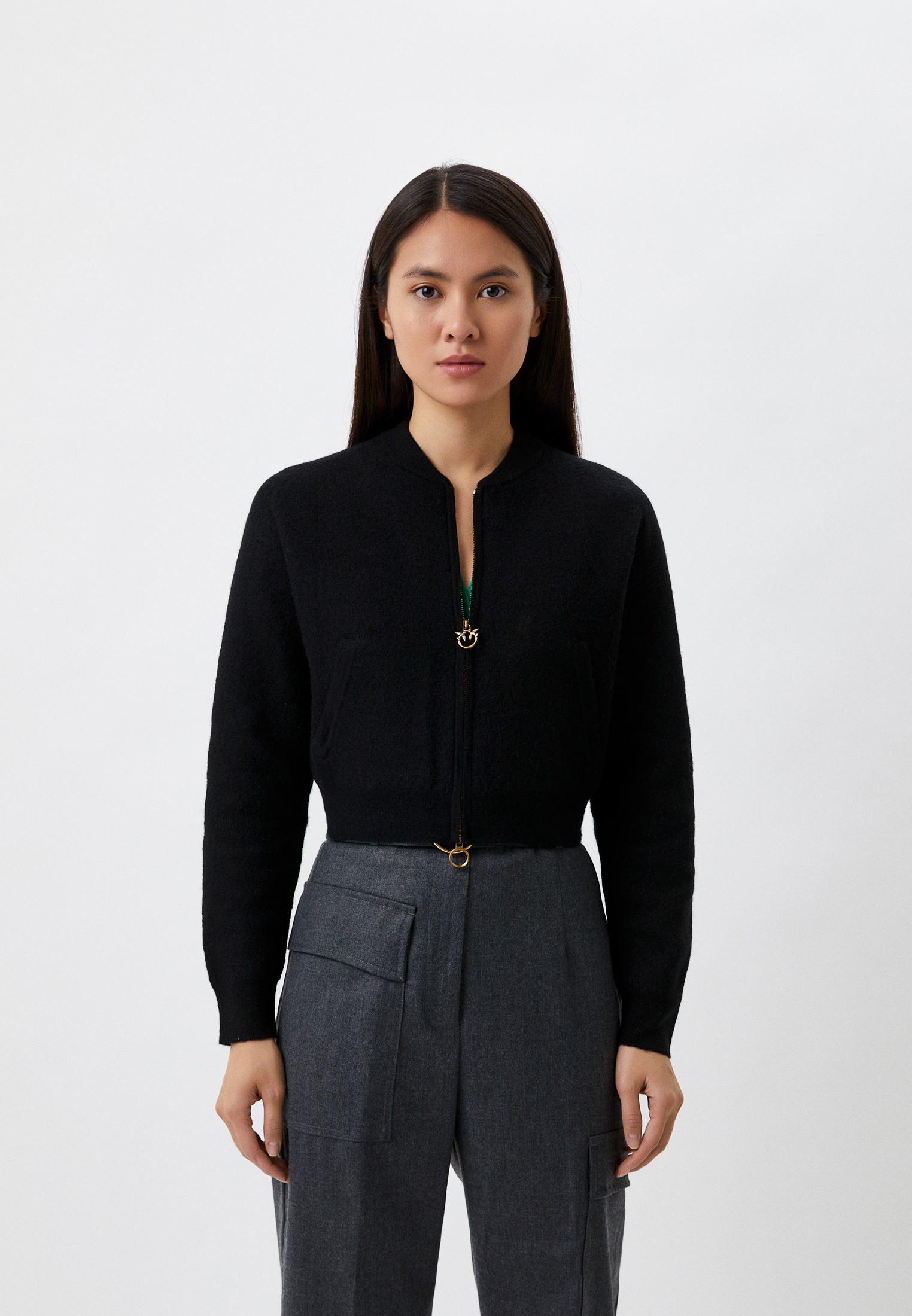 Кардиган Pinko, цвет: черный, RTLABX349401 — купить в интернет-магазине ...
