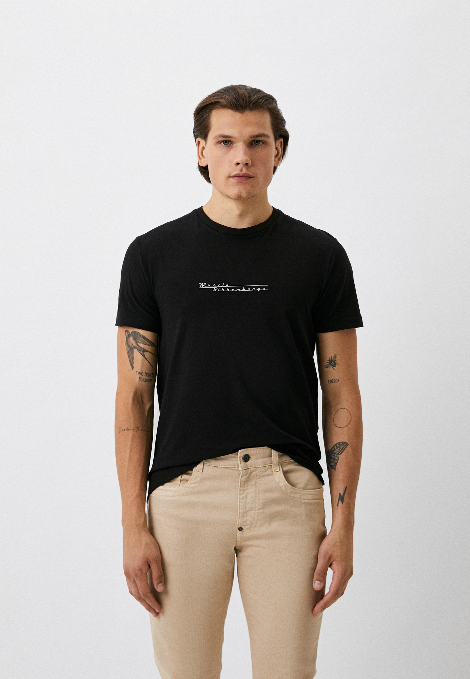 Футболка Bikkembergs, цвет: черный, RTLABX457902 — купить в интернет ...