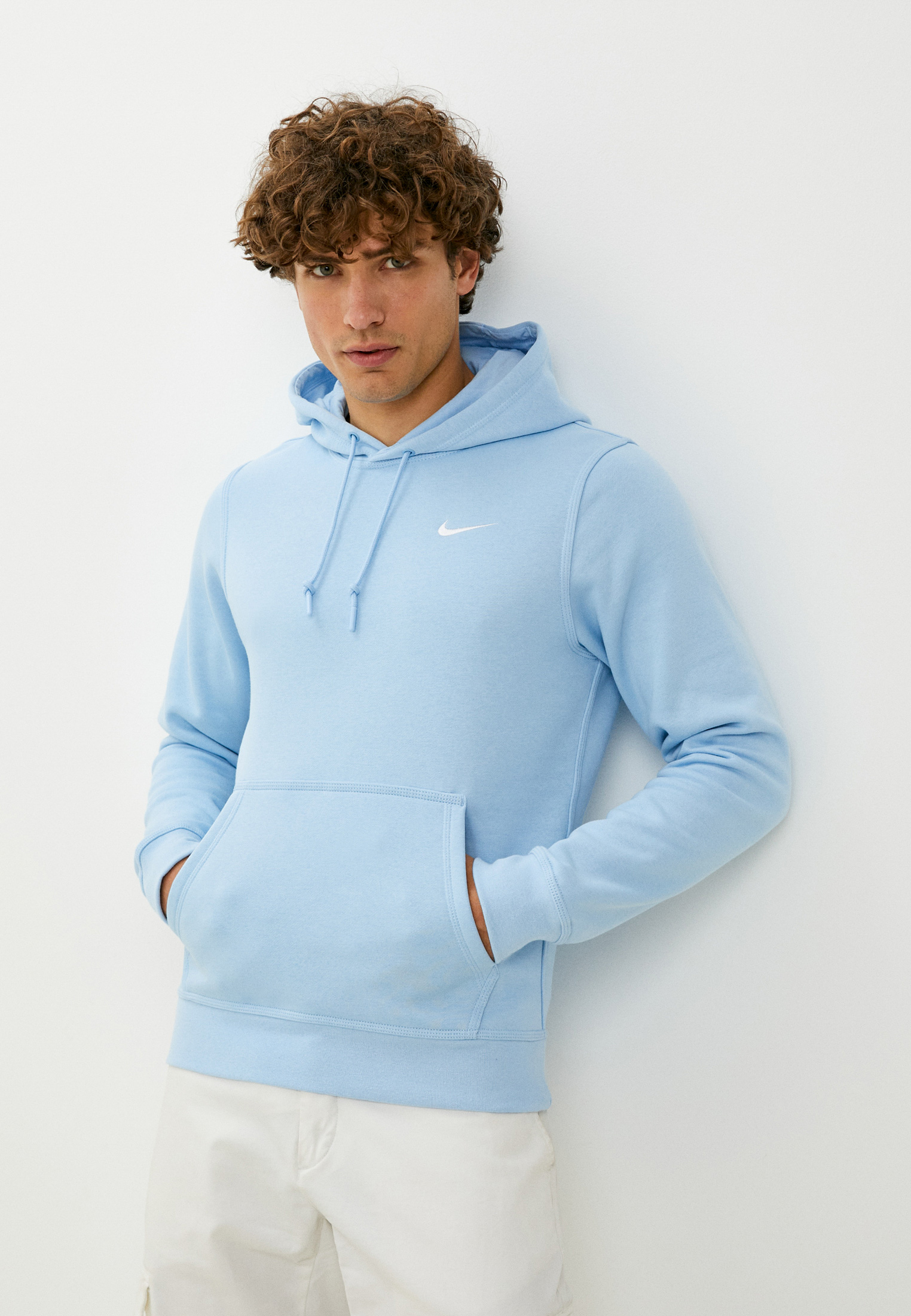 Худи Nike NIKE CLUB HOODY-SWOOSH-NFS, цвет: голубой, RTLABX750702 ...