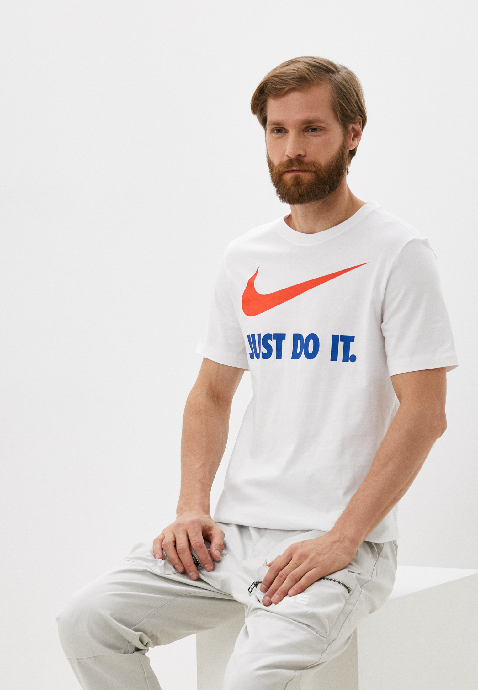 Футболка Nike M NSW TEE NEW JDI SWOOSH FS, цвет: белый, RTLABX756405 ...