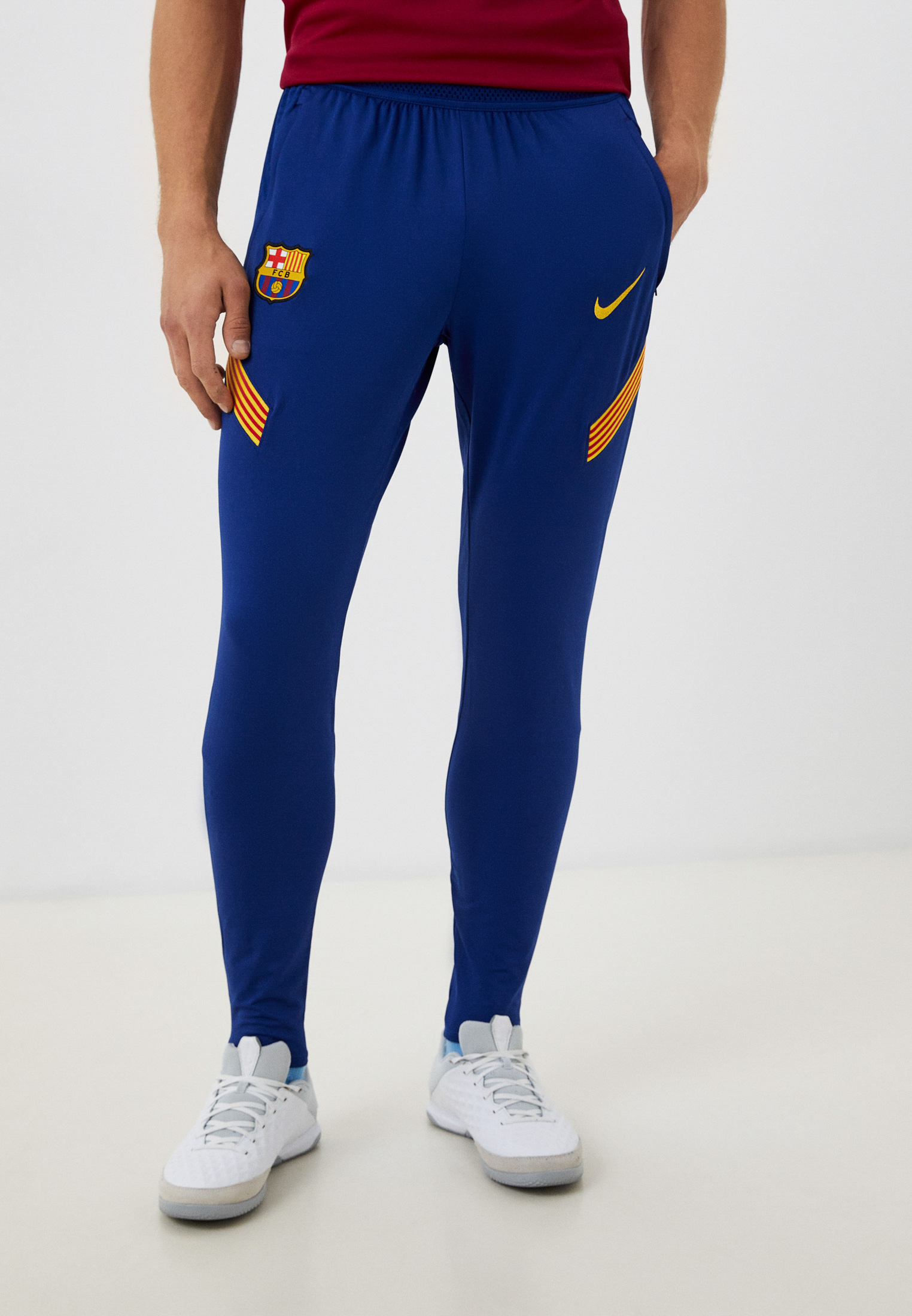 Брюки спортивные Nike Fcb M Nk Dry Strk Pant Kp цвет синий