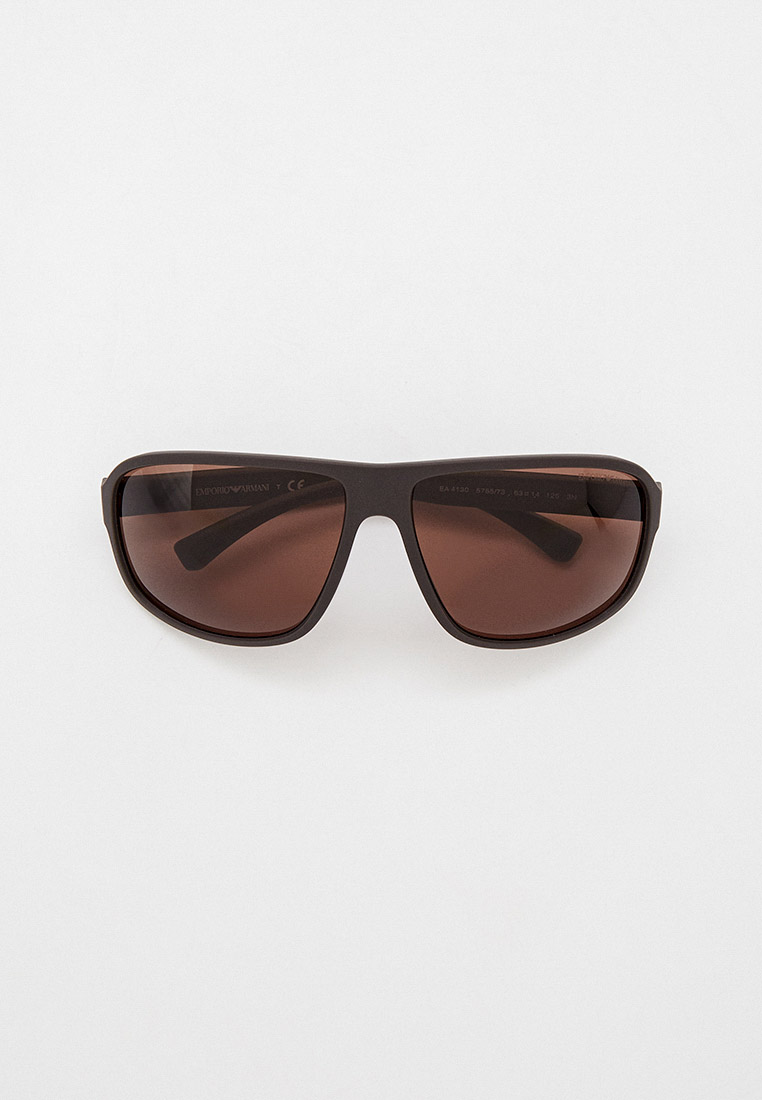 Очки солнцезащитные Emporio Armani EA4130 575573, цвет: коричневый ...
