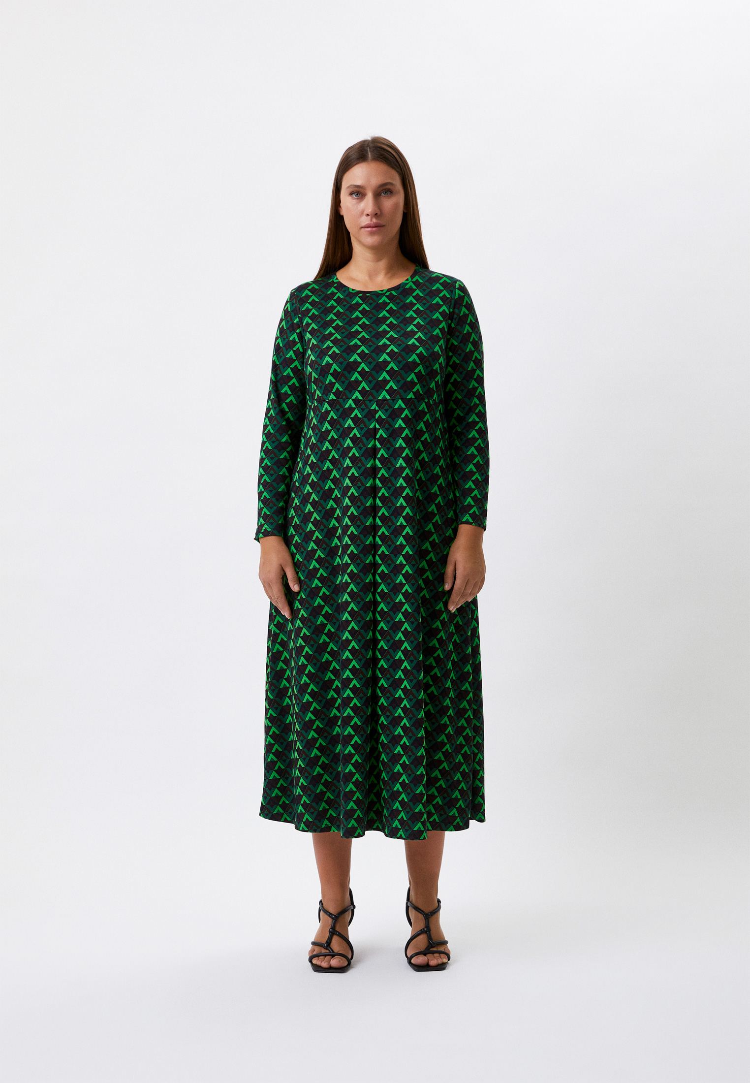 Платье Marina Rinaldi Sport OCCULTO, цвет: зеленый, RTLABY798501 ...