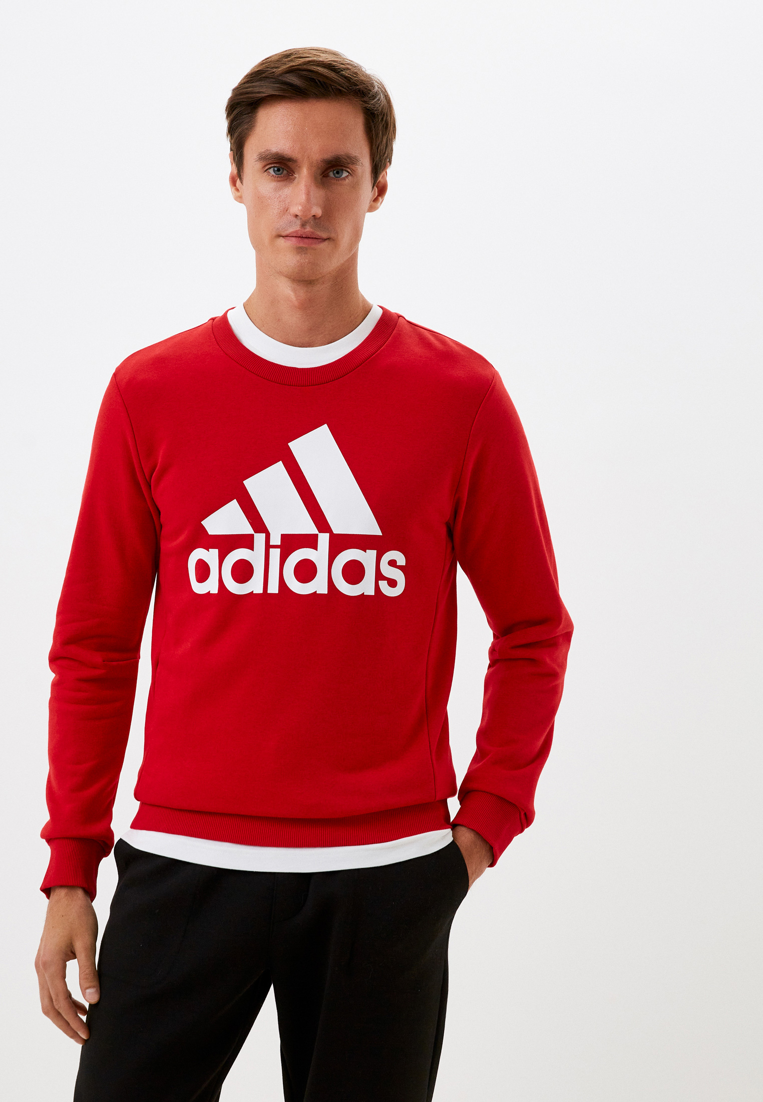 Свитшот adidas MH BOS CREW FT, цвет: красный, RTLABY924201 — купить в ...