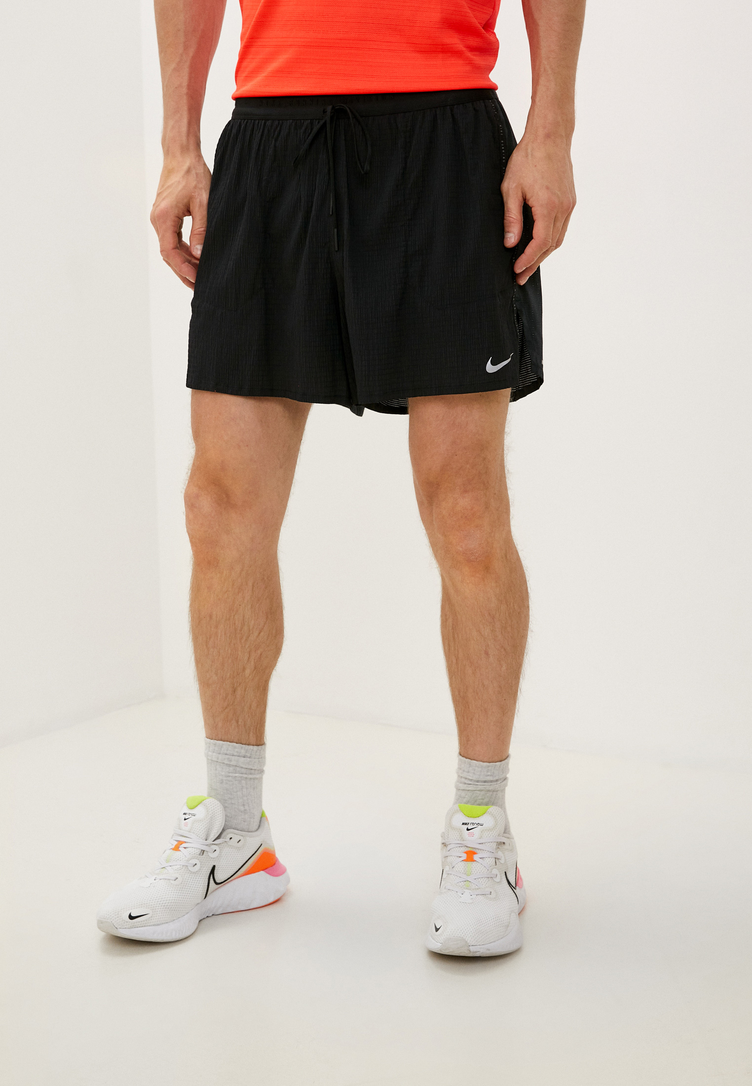 Шорты спортивные Nike M NK RN DVN FLEX STRID 5 BXBF, цвет: черный ...