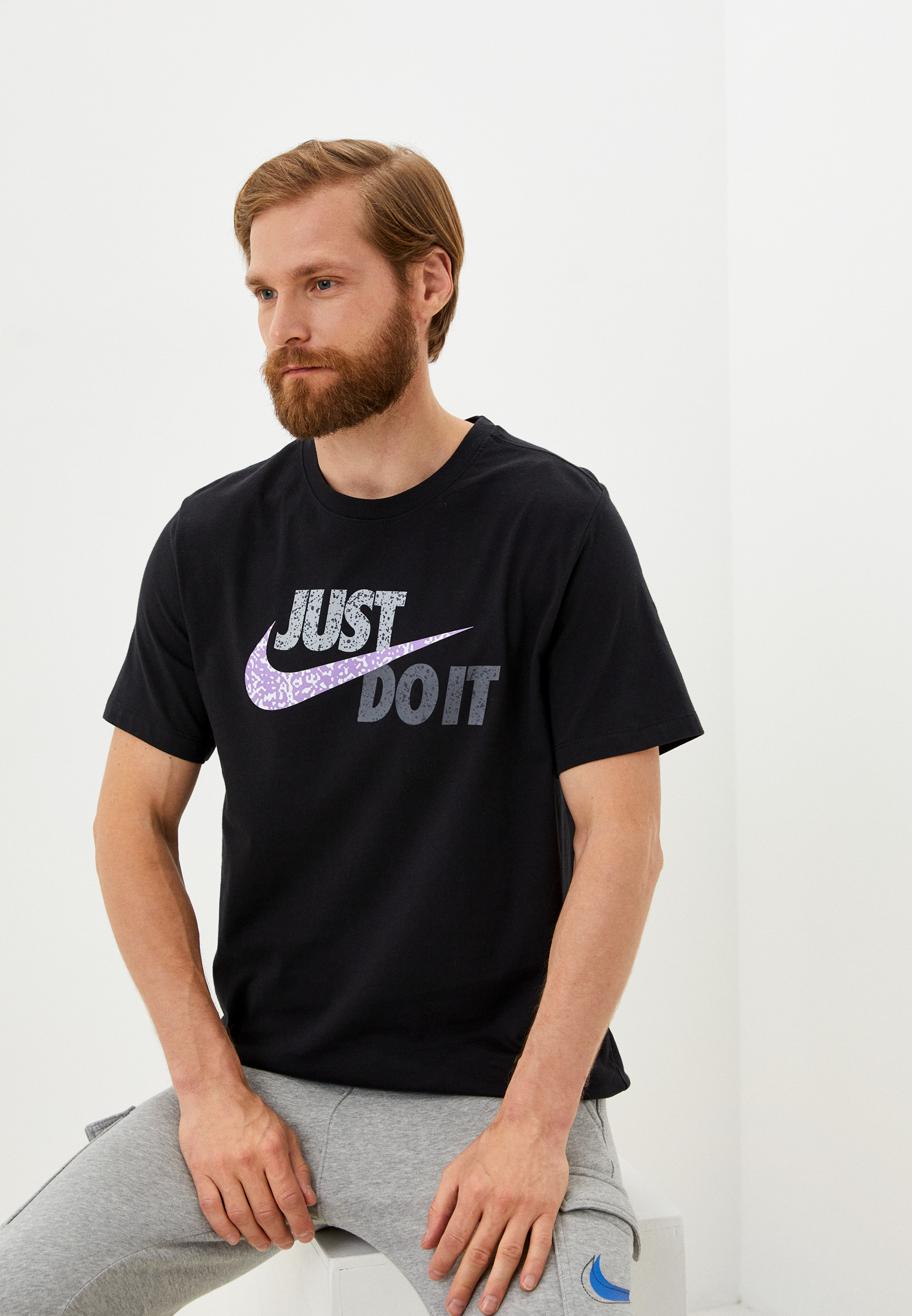 Футболка Nike M NSW PRINT PACK JDI FS, цвет: черный, RTLABZ308601 ...