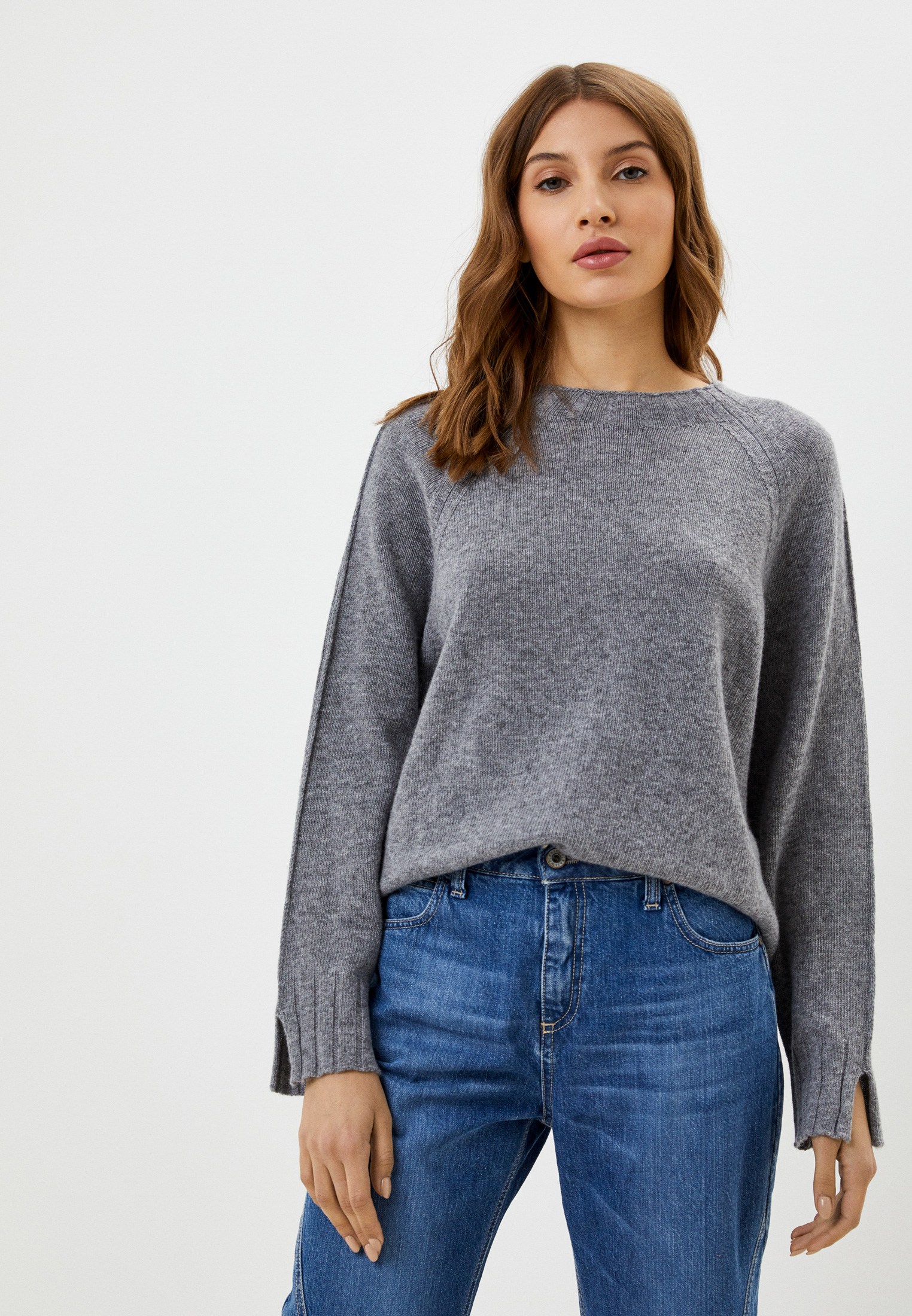 Джемпер United Colors of Benetton, цвет: серый, RTLABZ338901 — купить в ...