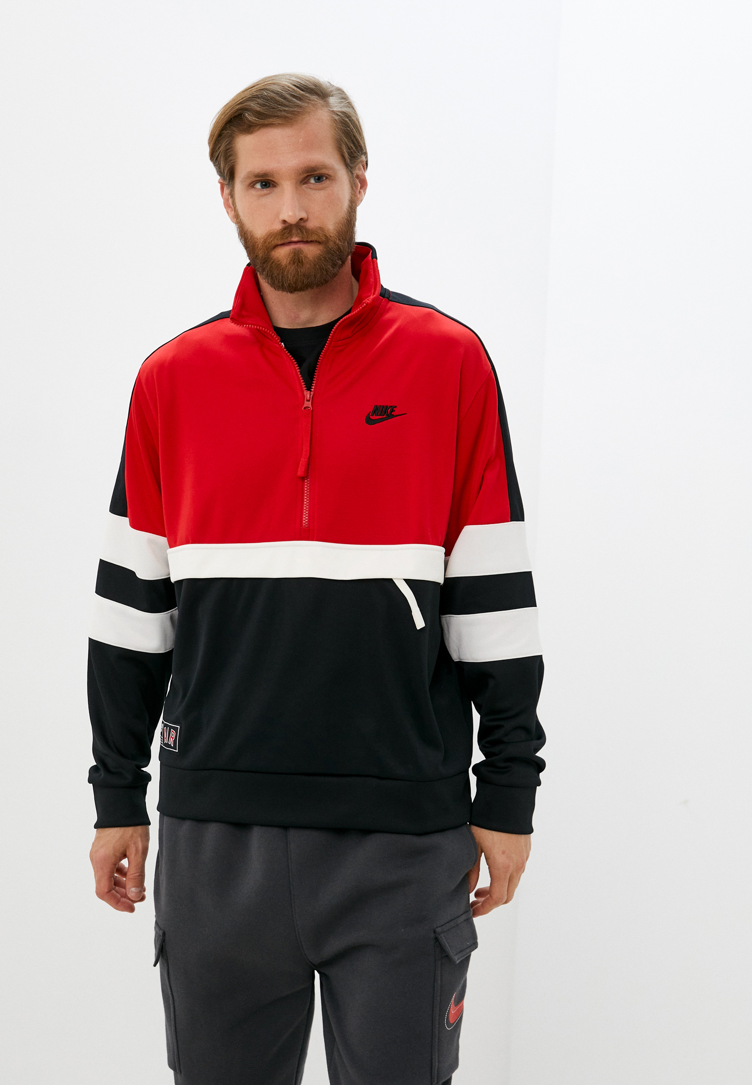 Олимпийка Nike M NSW NIKE AIR JKT PK NFS, цвет: красный, RTLABZ417601 ...