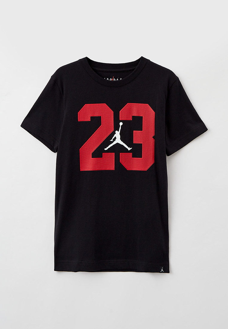 Футболка Jordan JDB SEASONAL CORE TEE 4 (GS), цвет: черный ...
