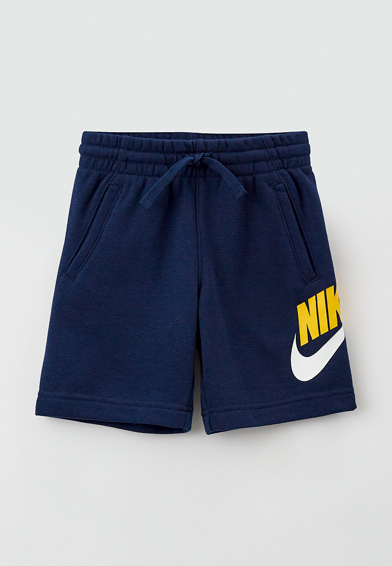 Шорты спортивные Nike NKB CLUB HBR FT SHORT (PS), цвет: синий ...