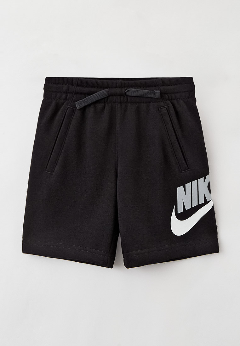Шорты спортивные Nike NKB CLUB HBR FT SHORT (PS), цвет: черный ...