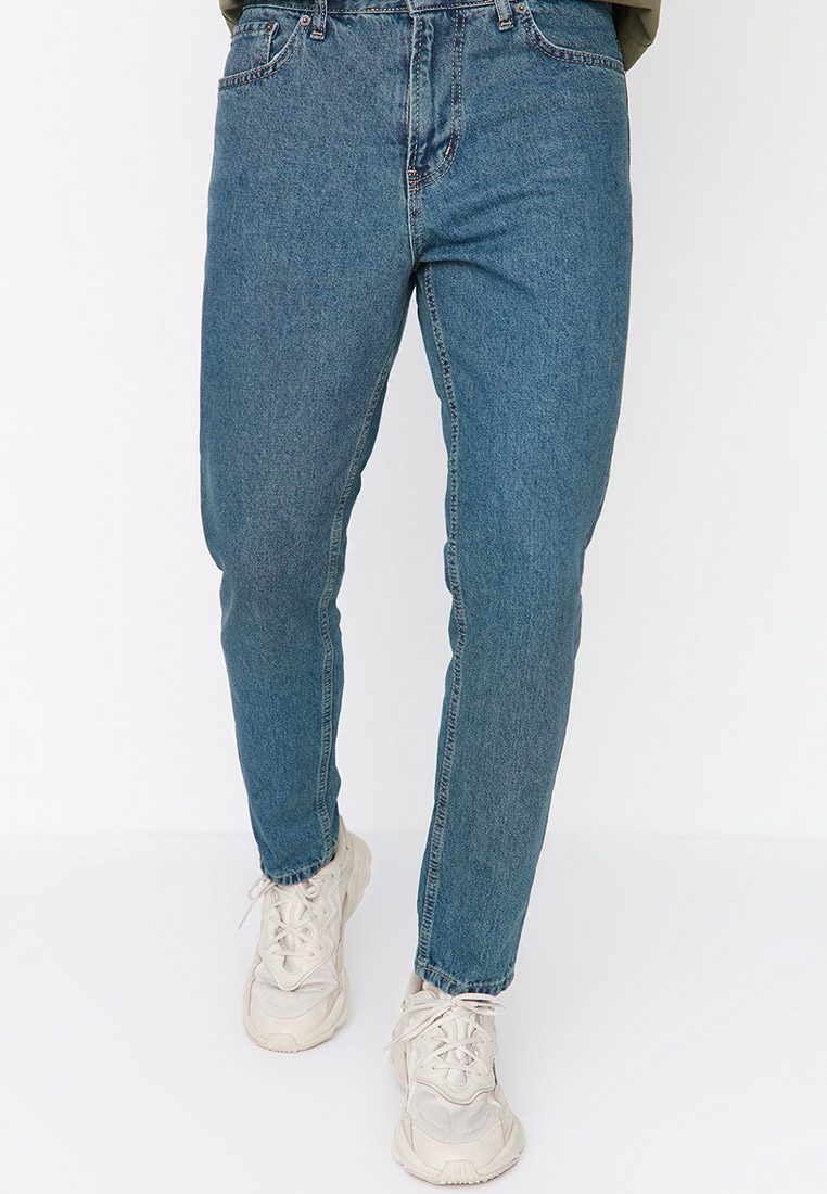 Джинсы Trendyol, цвет: синий, RTLABZ615001 — купить в интернет-магазине ...