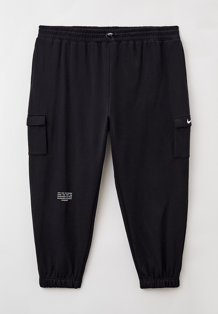 Брюки спортивные Nike W Nsw Swsh Pant Ft Mr Plus Nfs цвет черный