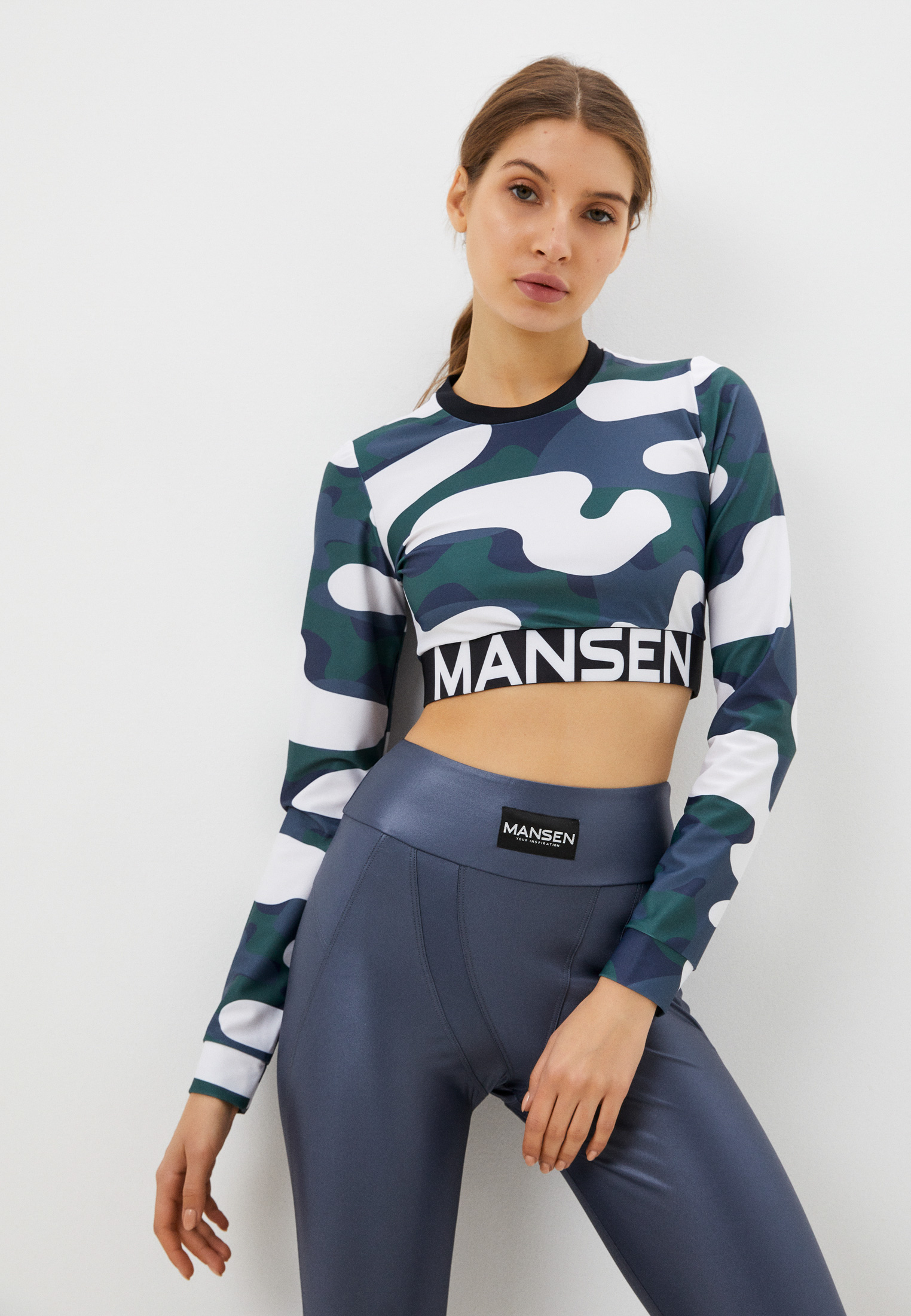 Топ спортивный Mansen Military, цвет: мультиколор, RTLABZ685001 ...