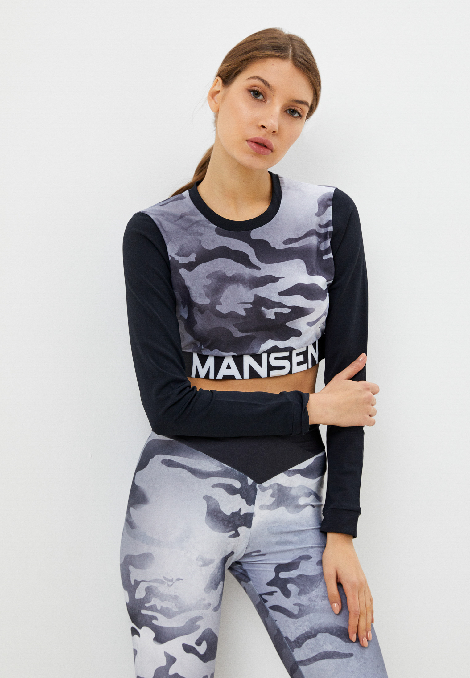 Топ спортивный Mansen Military, цвет: серый, RTLABZ688401 — купить в ...