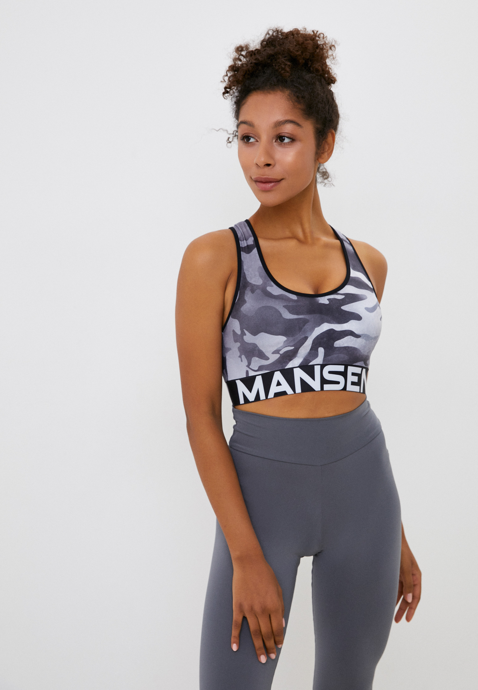 Топ спортивный Mansen Military, цвет: серый, RTLABZ695901 — купить в ...