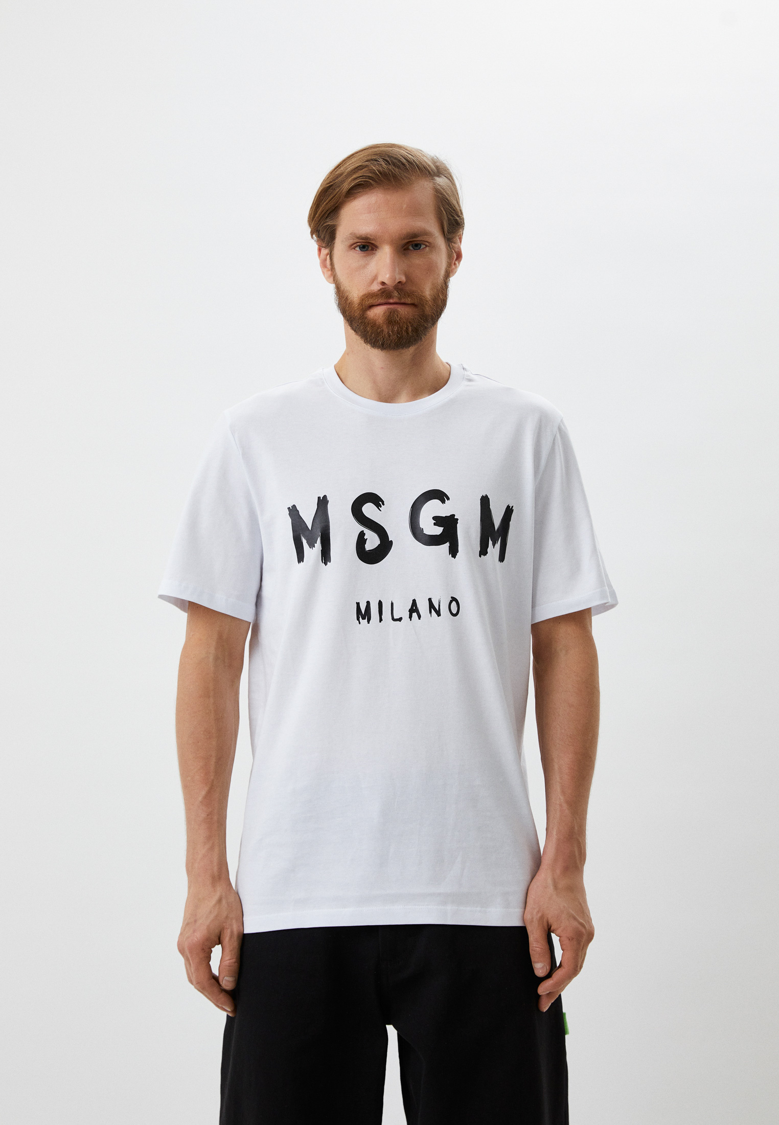 Футболка MSGM, цвет: белый, RTLABZ776801 — купить в интернет-магазине ...