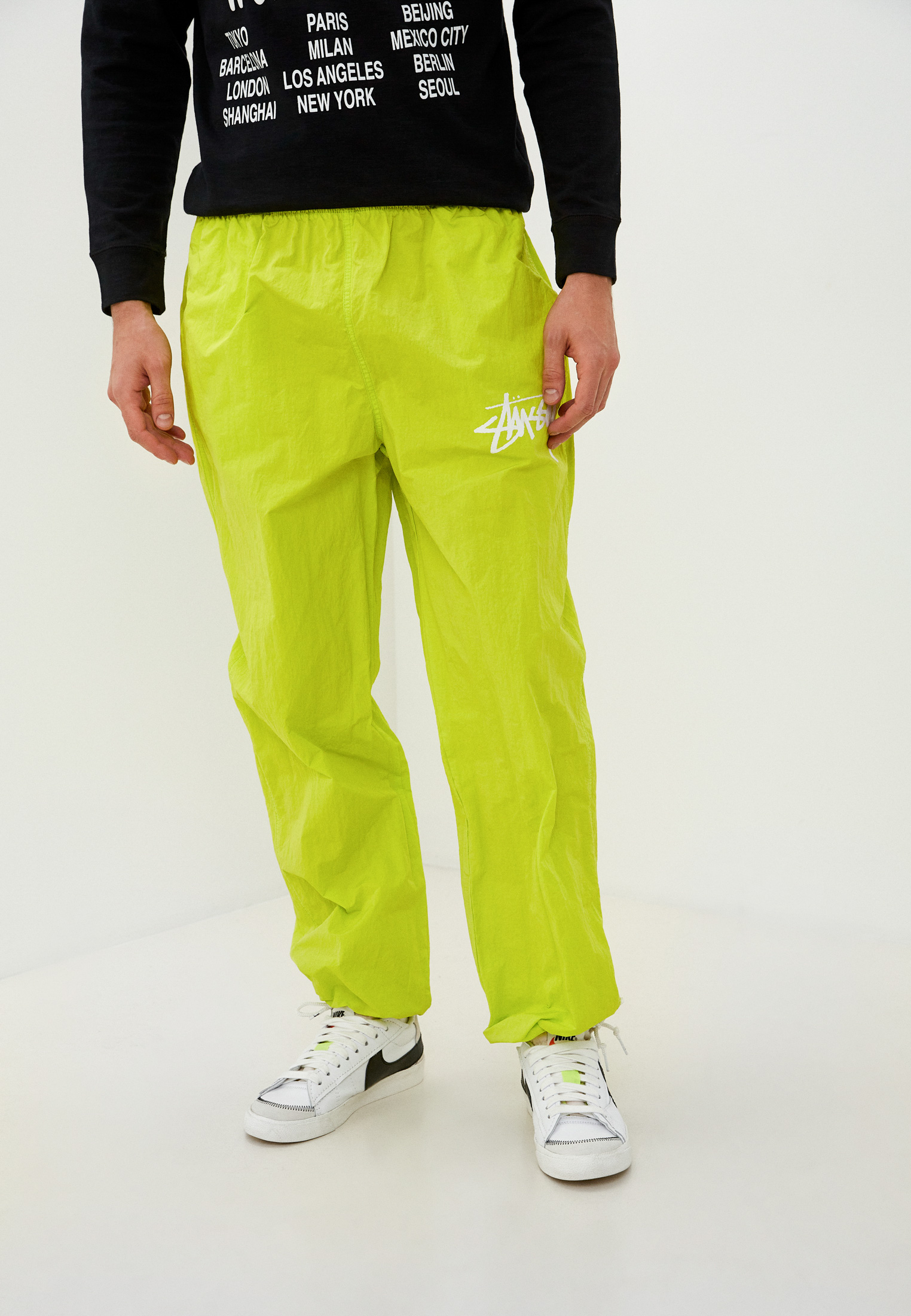 Брюки спортивные Nike M NRG BR BEACH PANT, цвет: зеленый, RTLABZ803101 ...