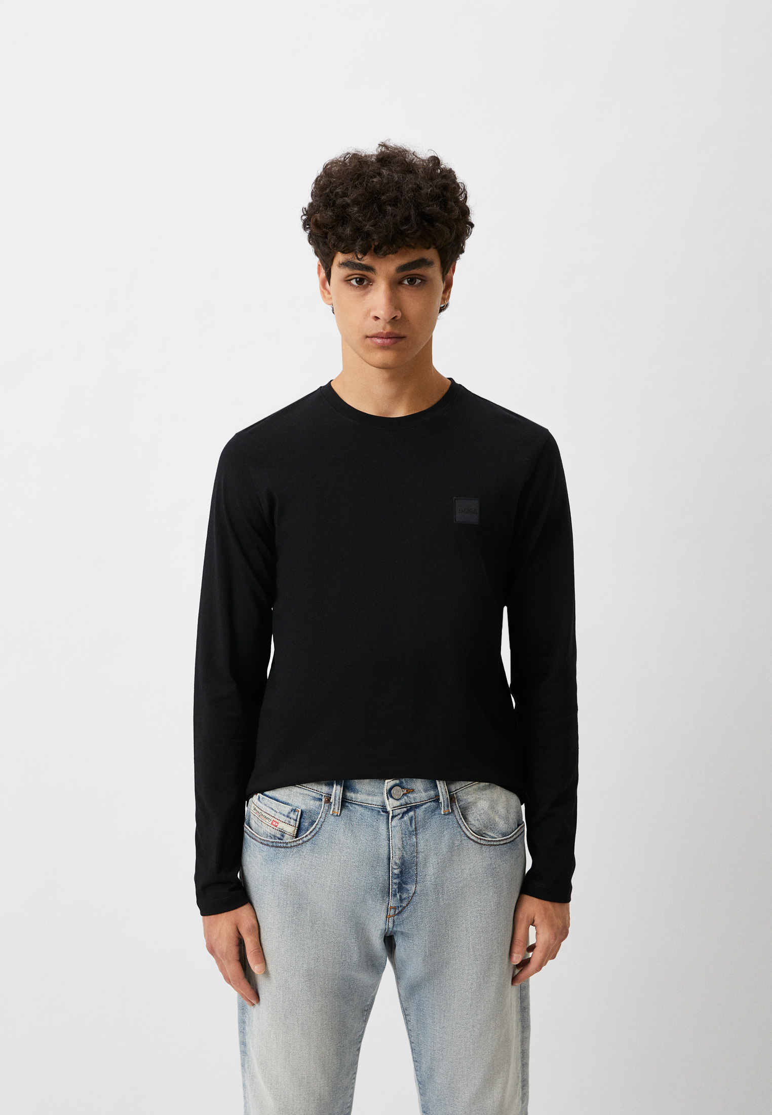 Лонгслив Boss, цвет: черный, RTLACA222202 — купить в интернет-магазине ...