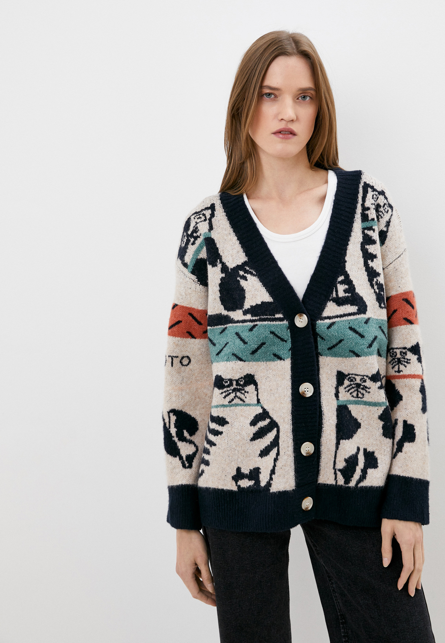 Кардиган Dansanti, цвет: бежевый, RTLACA334801 — купить в интернет ...