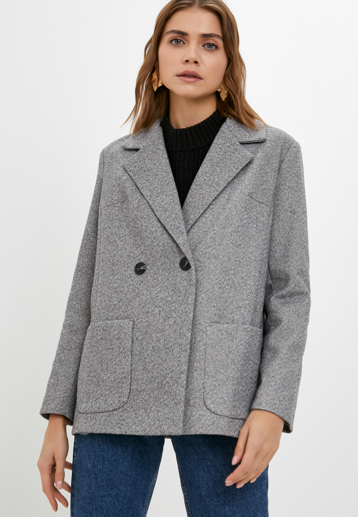 Жакет Moona Store, цвет: серый, RTLACA524401 — купить в интернет ...