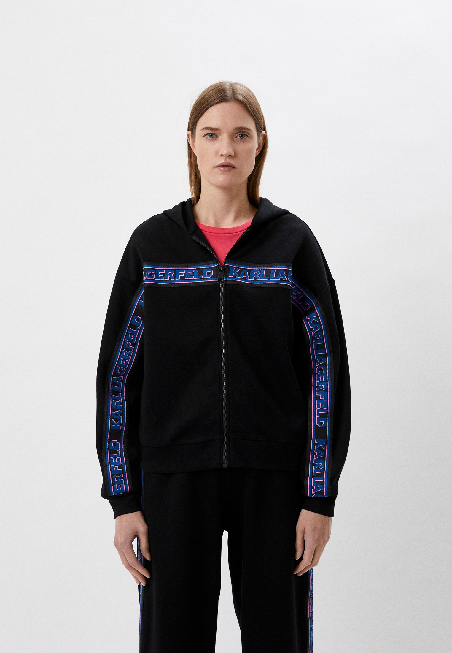 Толстовка Karl Lagerfeld, цвет: черный, RTLACB043801 — купить в ...