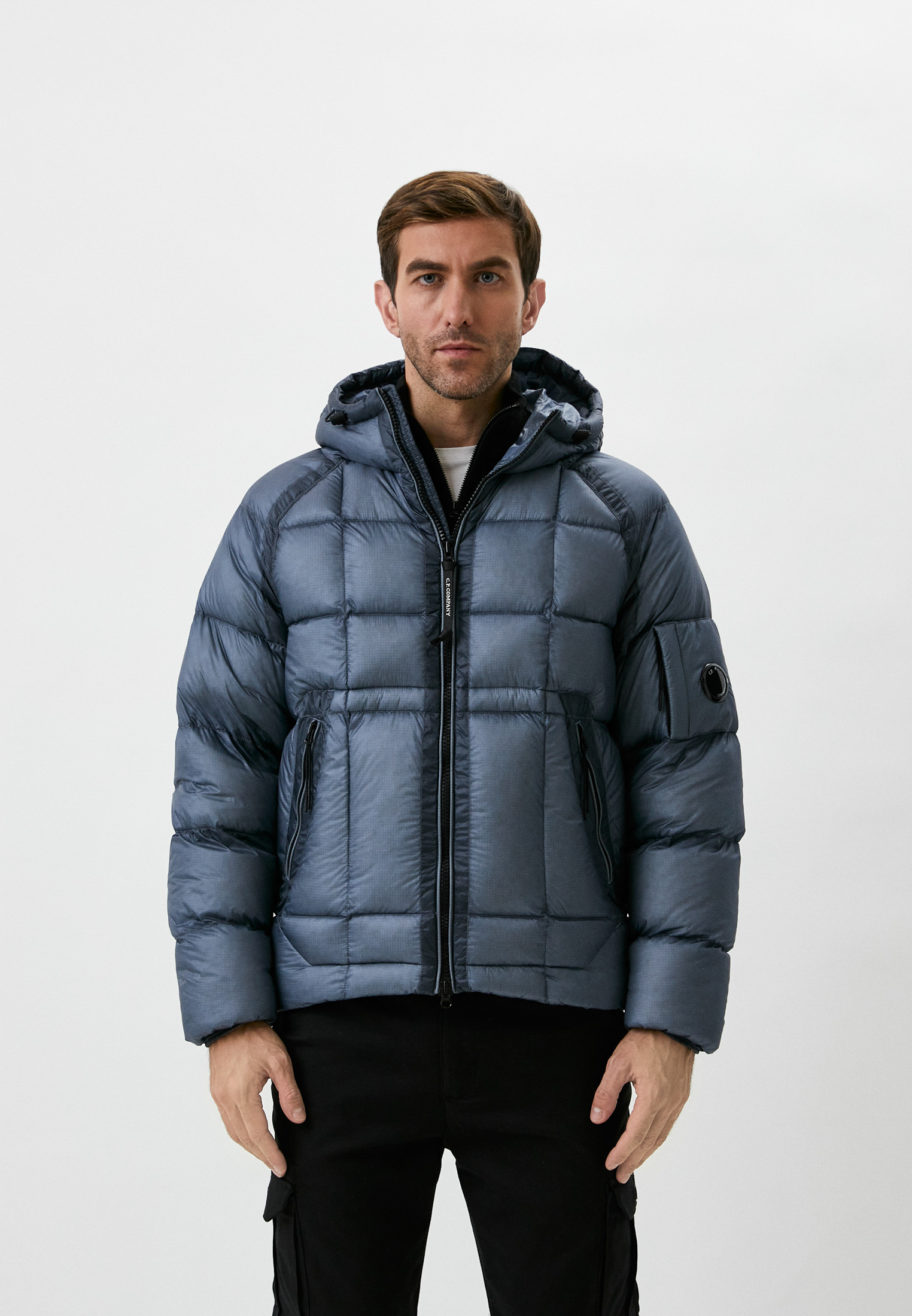 Пуховик C.P. Company, цвет: синий, RTLACB114101 — купить в интернет ...