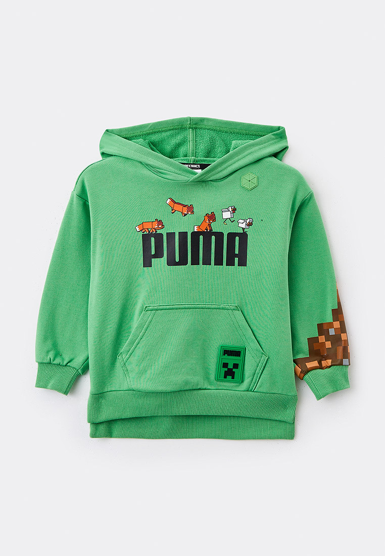 Худи PUMA PUMA x MINECRAFT Hoodie, цвет: зеленый, RTLACB489801 — купить ...
